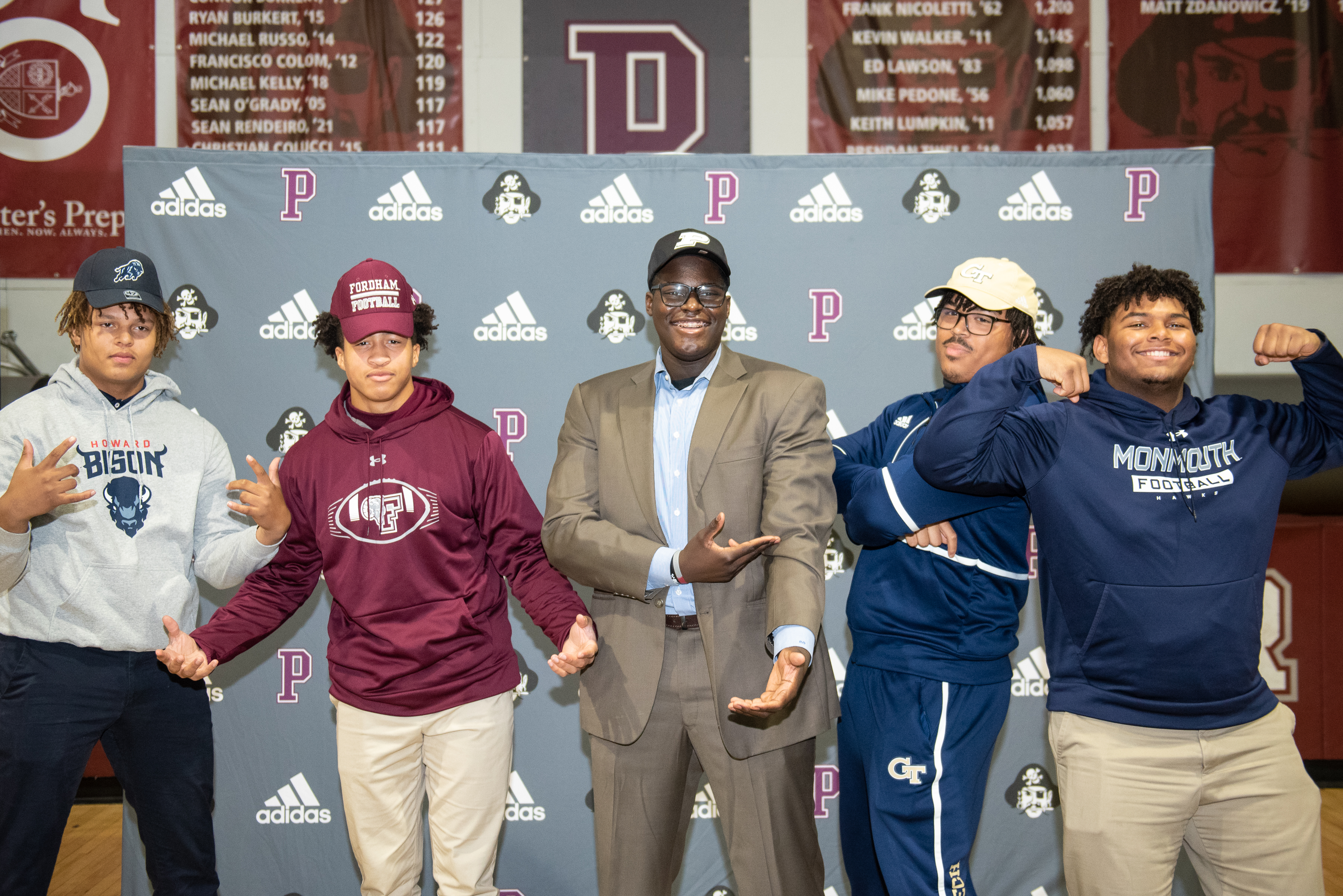 Five St. Peter's Prep football players sign national letters of intent ...