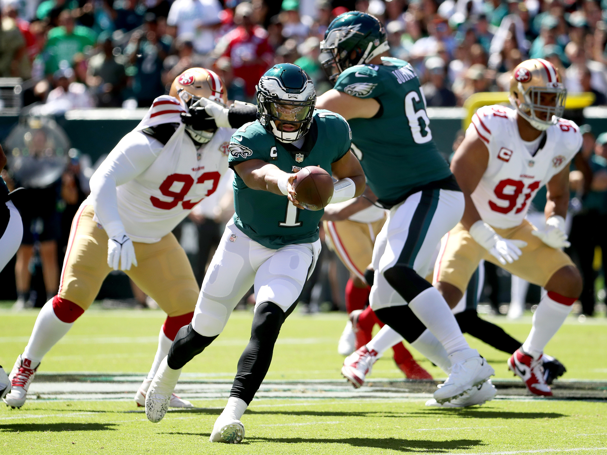 San Francisco 49ers vs. Philadelphia Eagles, Sept. 19, 2021 - nj.com