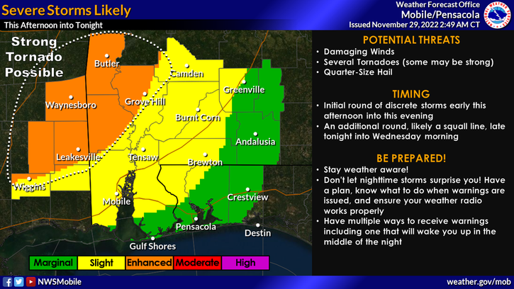 Severe weather in the forecast for Alabama - al.com