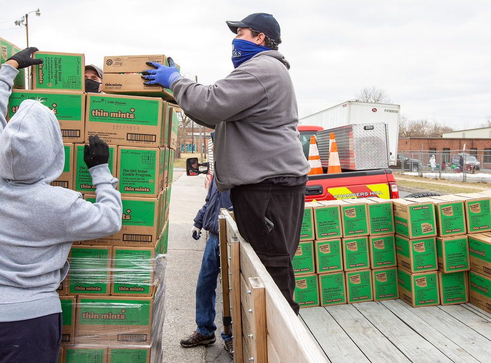 Girl Scout Cookie Mega Drop in Harrisburg - pennlive.com