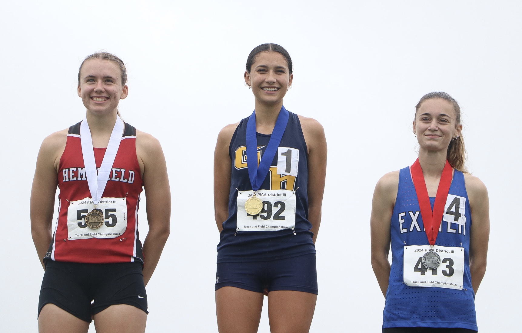 Mid-Penn Conference athletes compete during the 2024 District 3 track ...