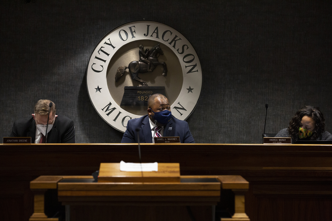 New Jackson city council chambers sworn in - mlive.com