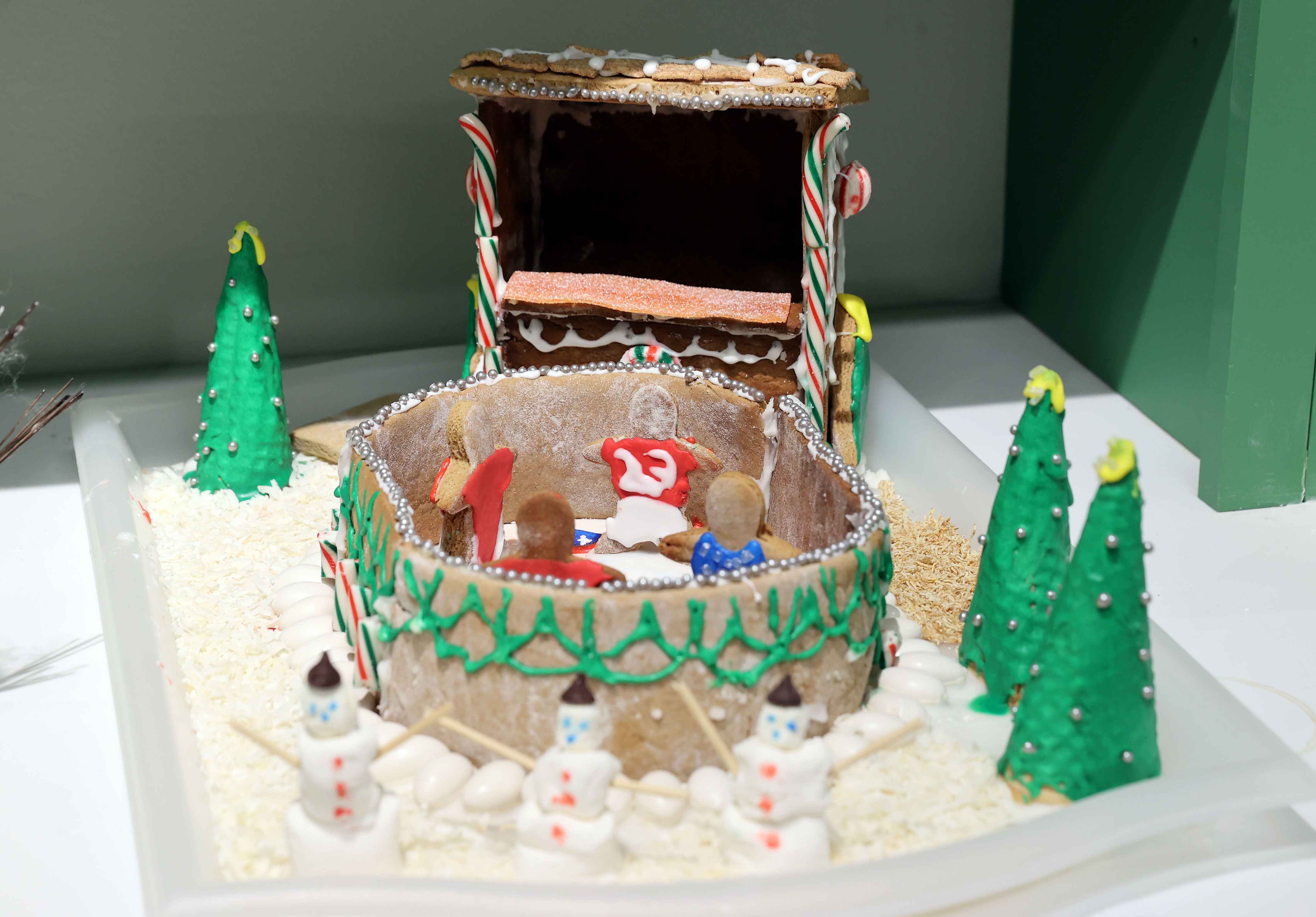 Gingerbread displays at Cleveland Botanical Garden, November 17, 2022 ...