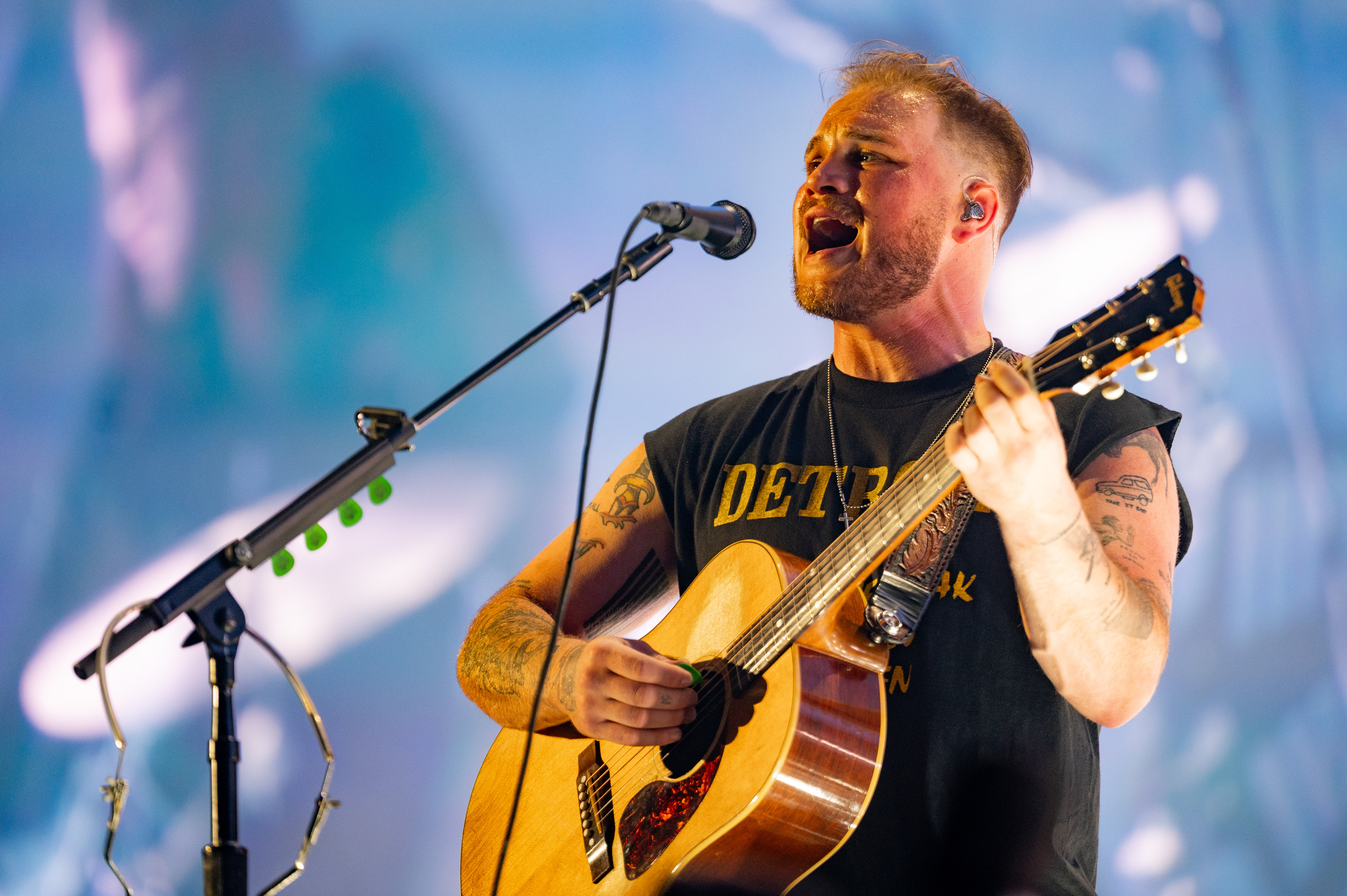 Zach Bryan performs at Ford Field - mlive.com