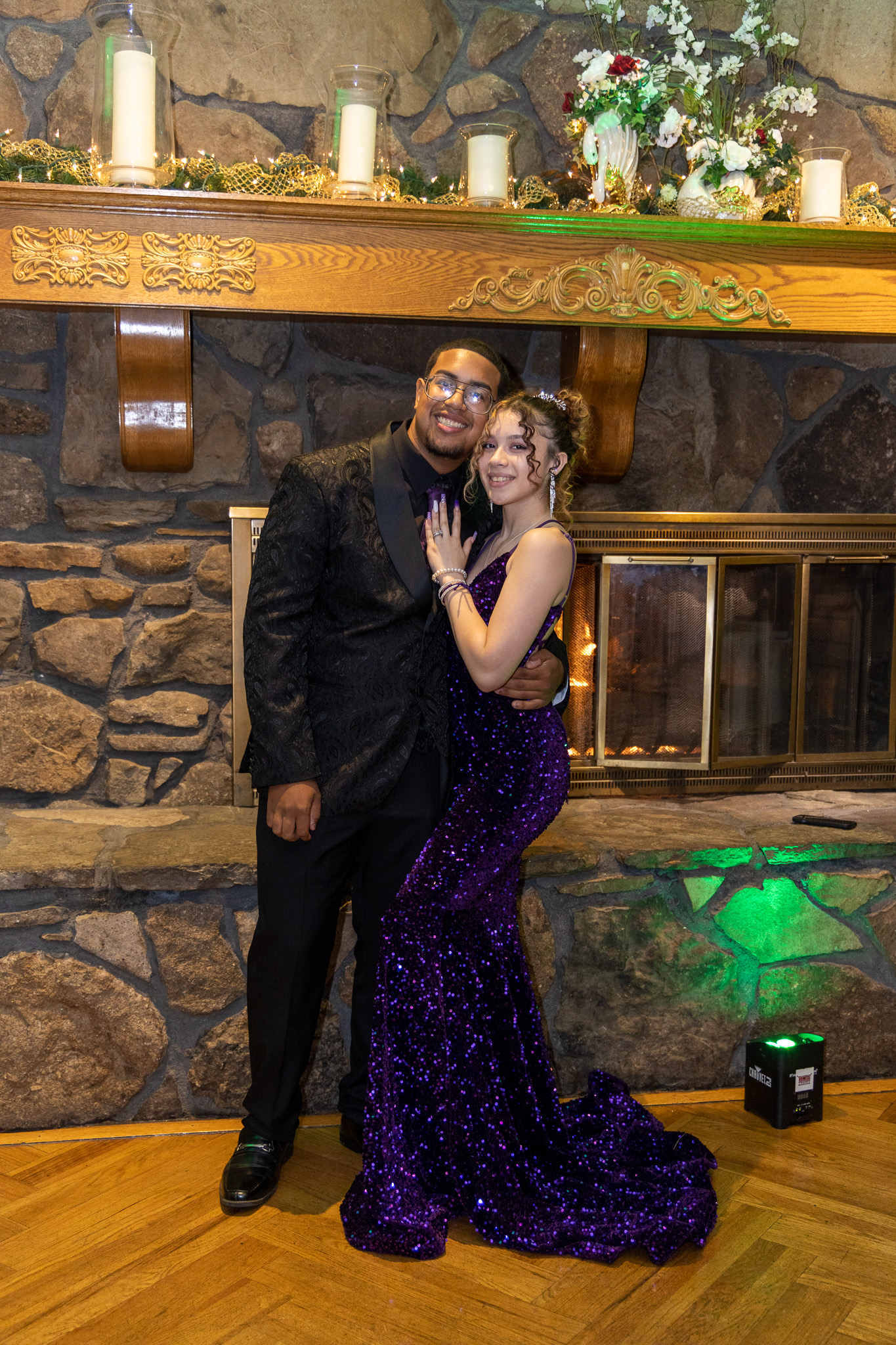 Matching Prom Couples Purple