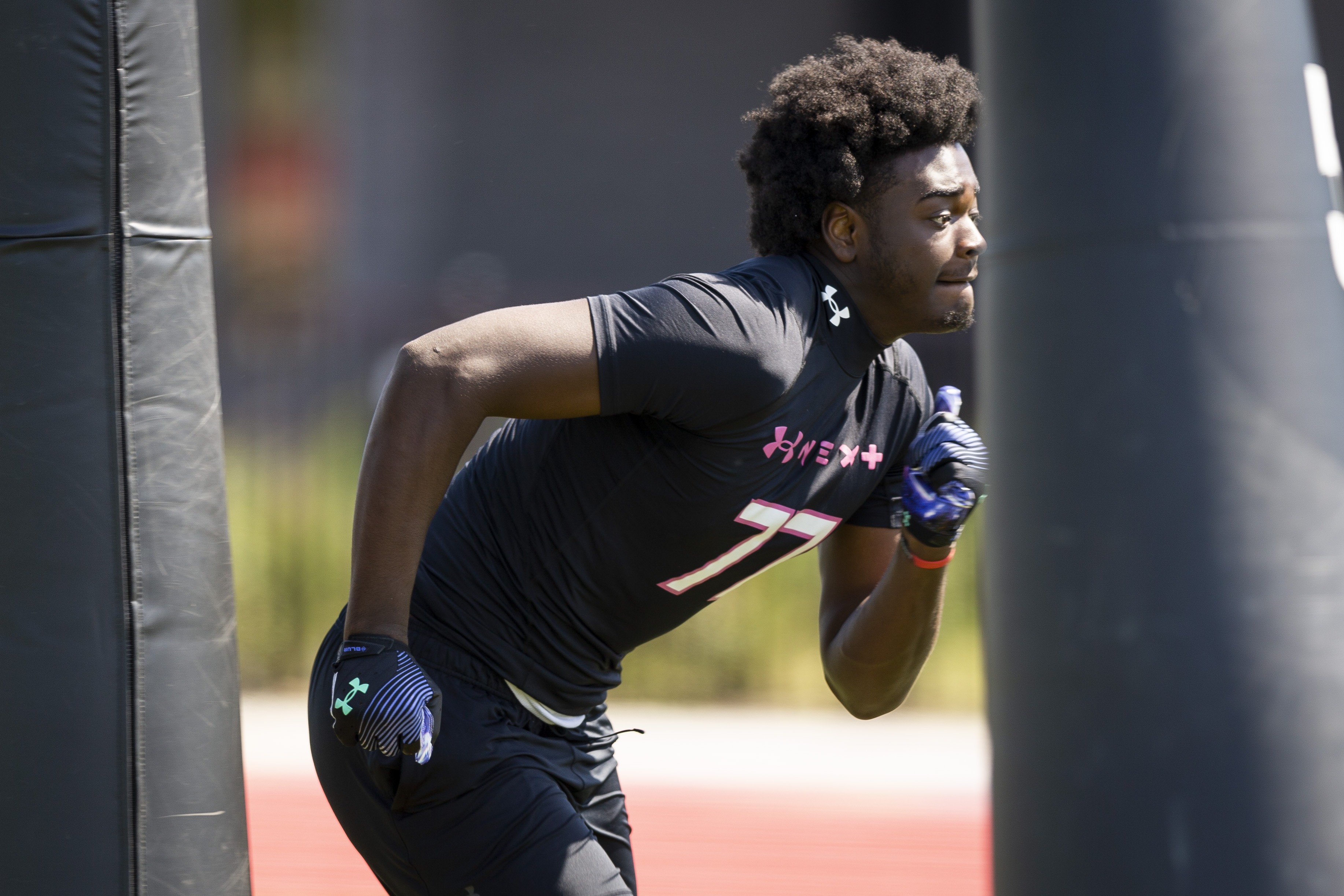 Defensive stars at the Under Armour Next Football Camp Series in ...