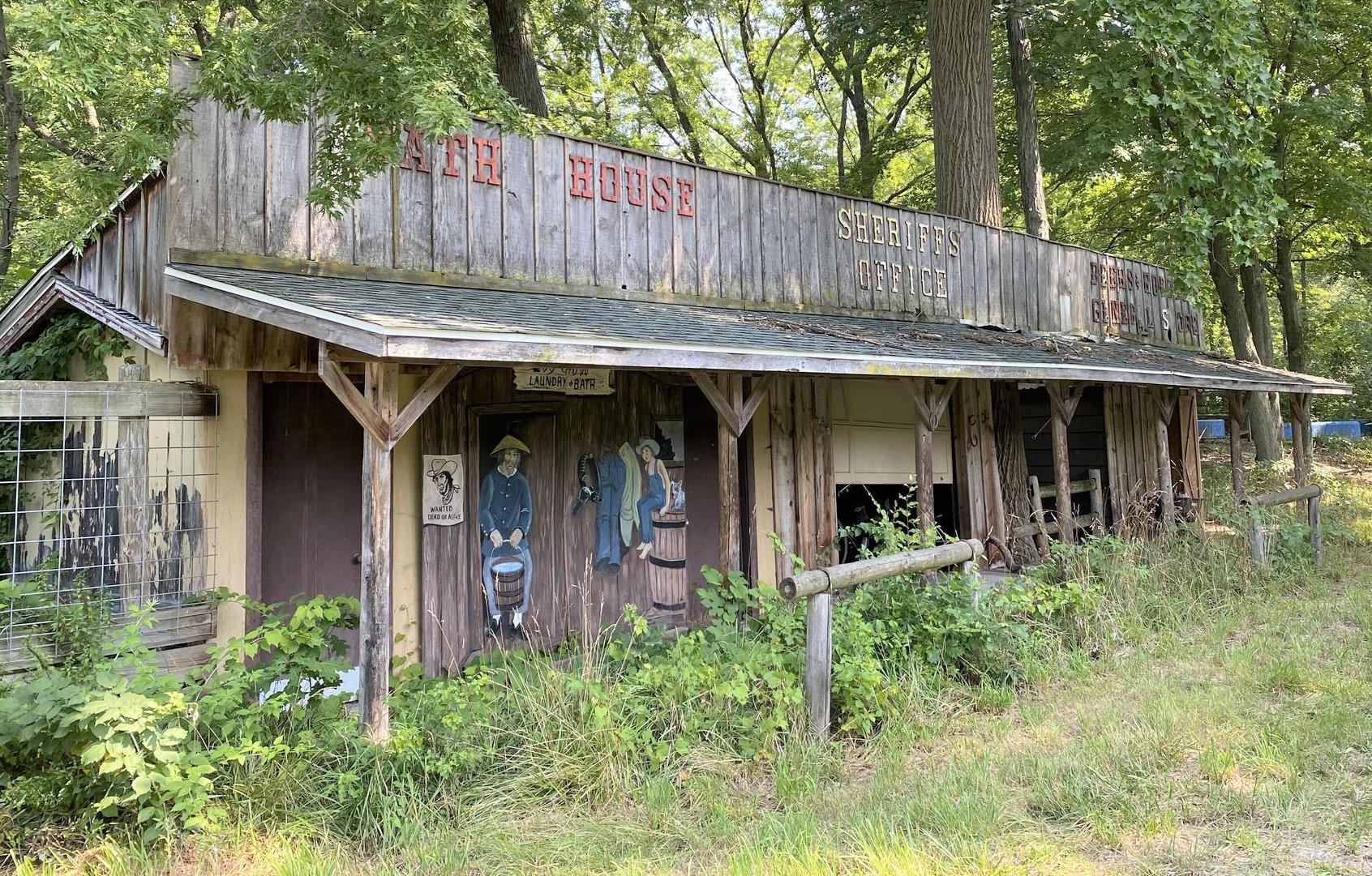 Ruins and remnants of Deer Forest Fun Park in Coloma, Michigan - mlive.com
