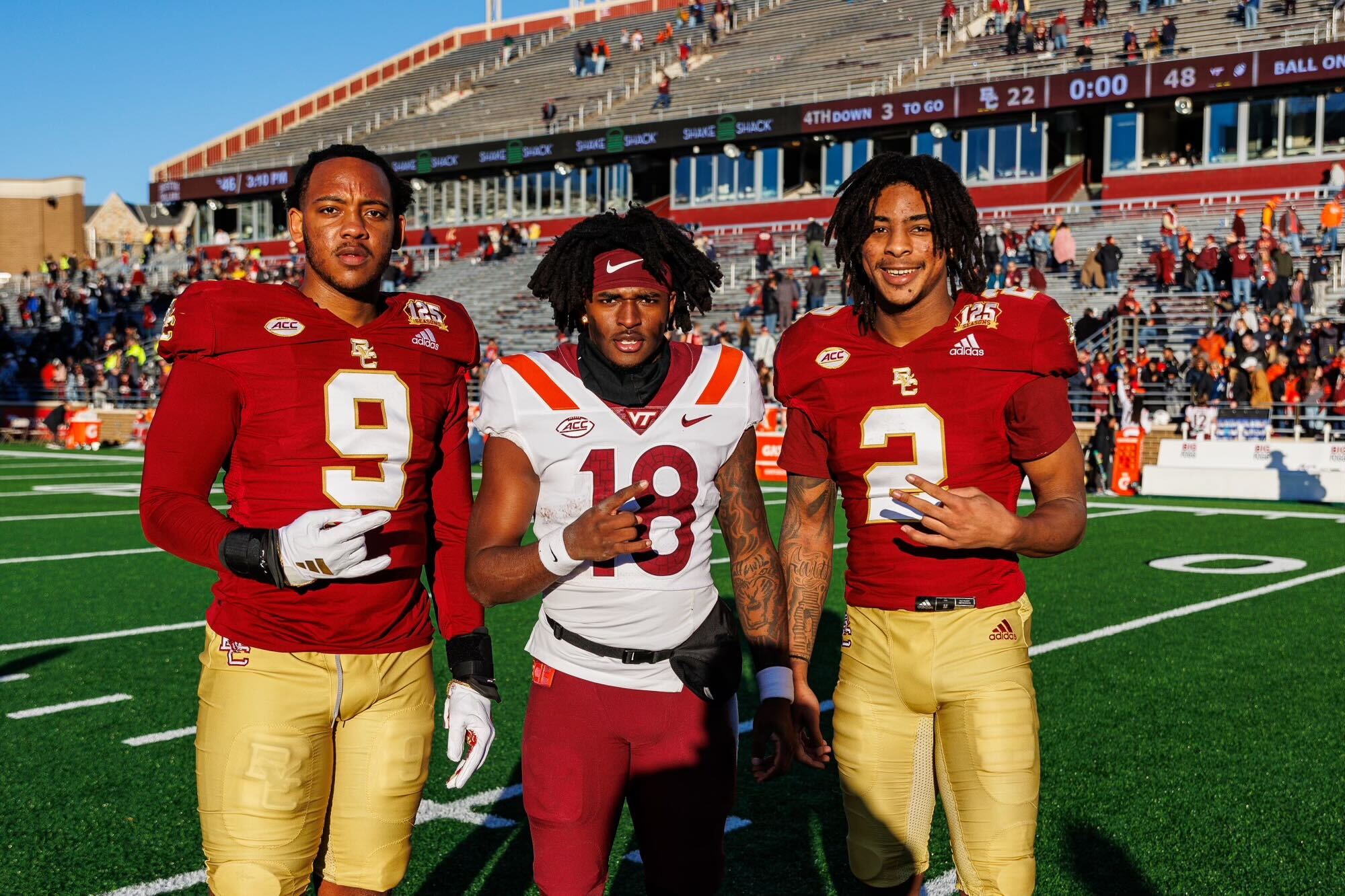 Virginia Tech football defeats Boston College on Nov. 11, 2023 ...