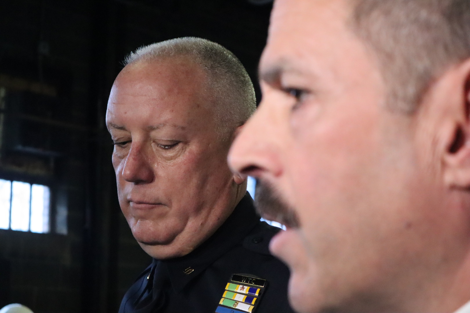 NYPD Highway District 5 officers at Seton Foundation for Learning for the 11th annual Santa Day ...