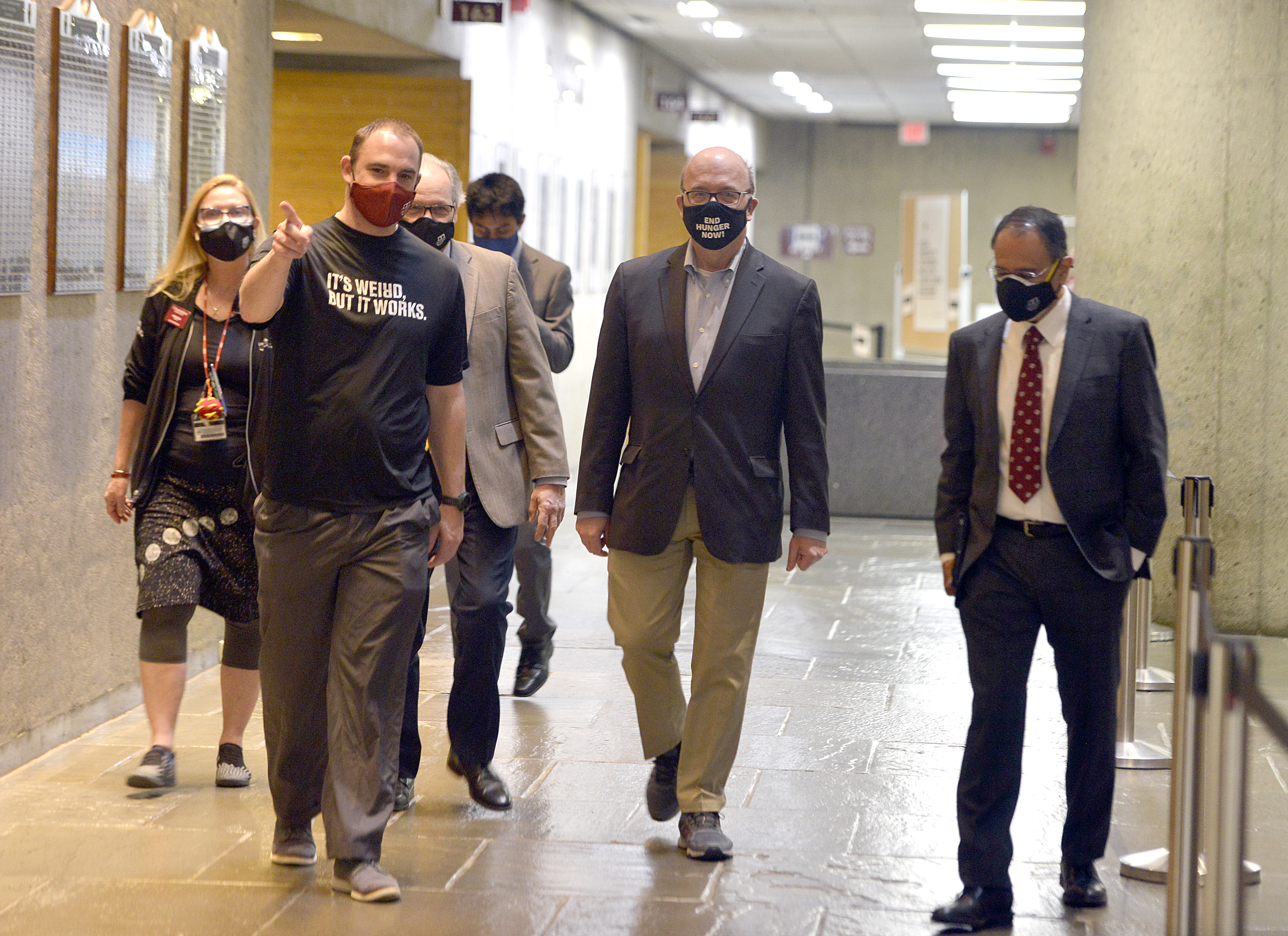 Congressman McGovern tours UMass vaccine clinic - masslive.com