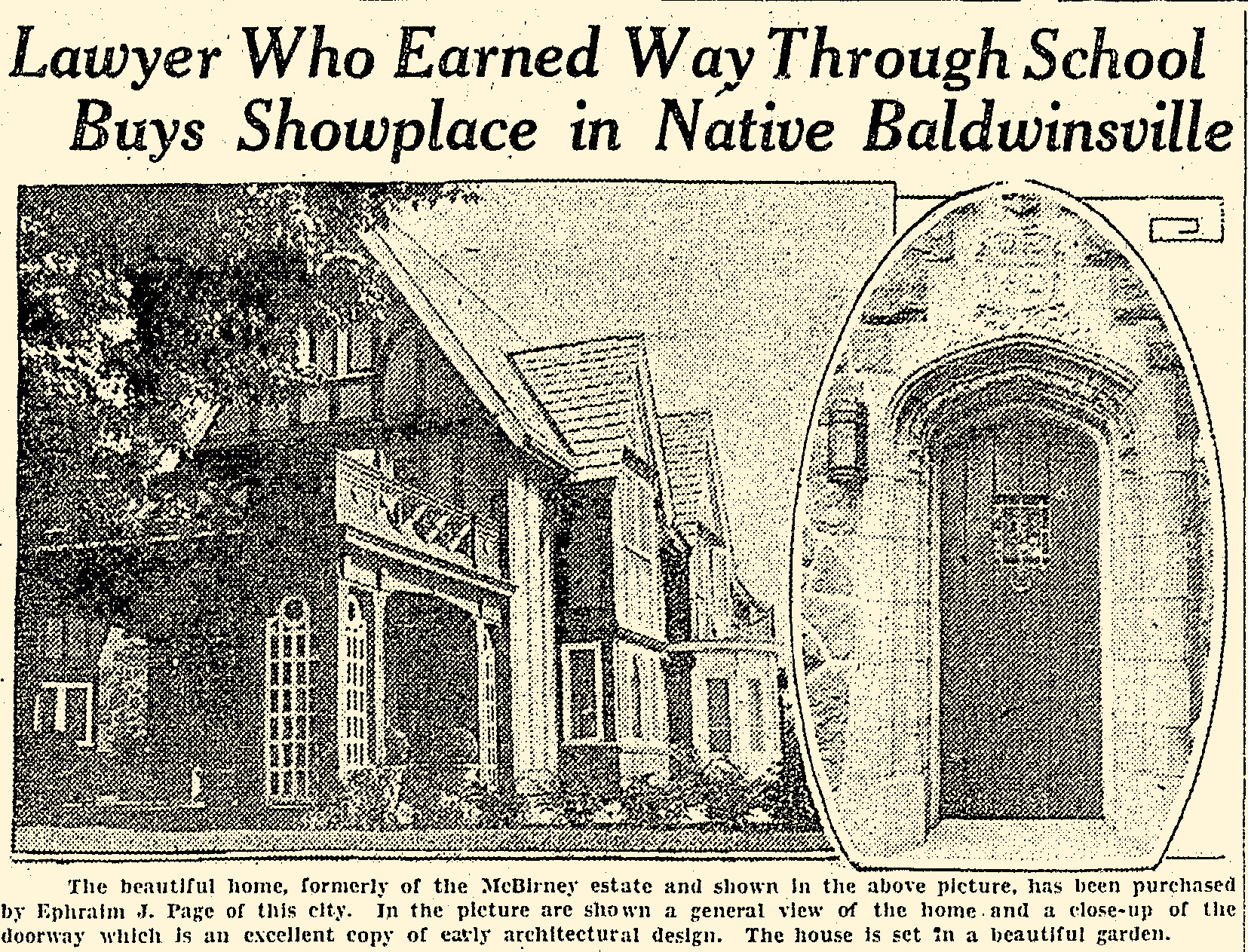 Baldwinsville mansion Applecrest through the years - syracuse.com