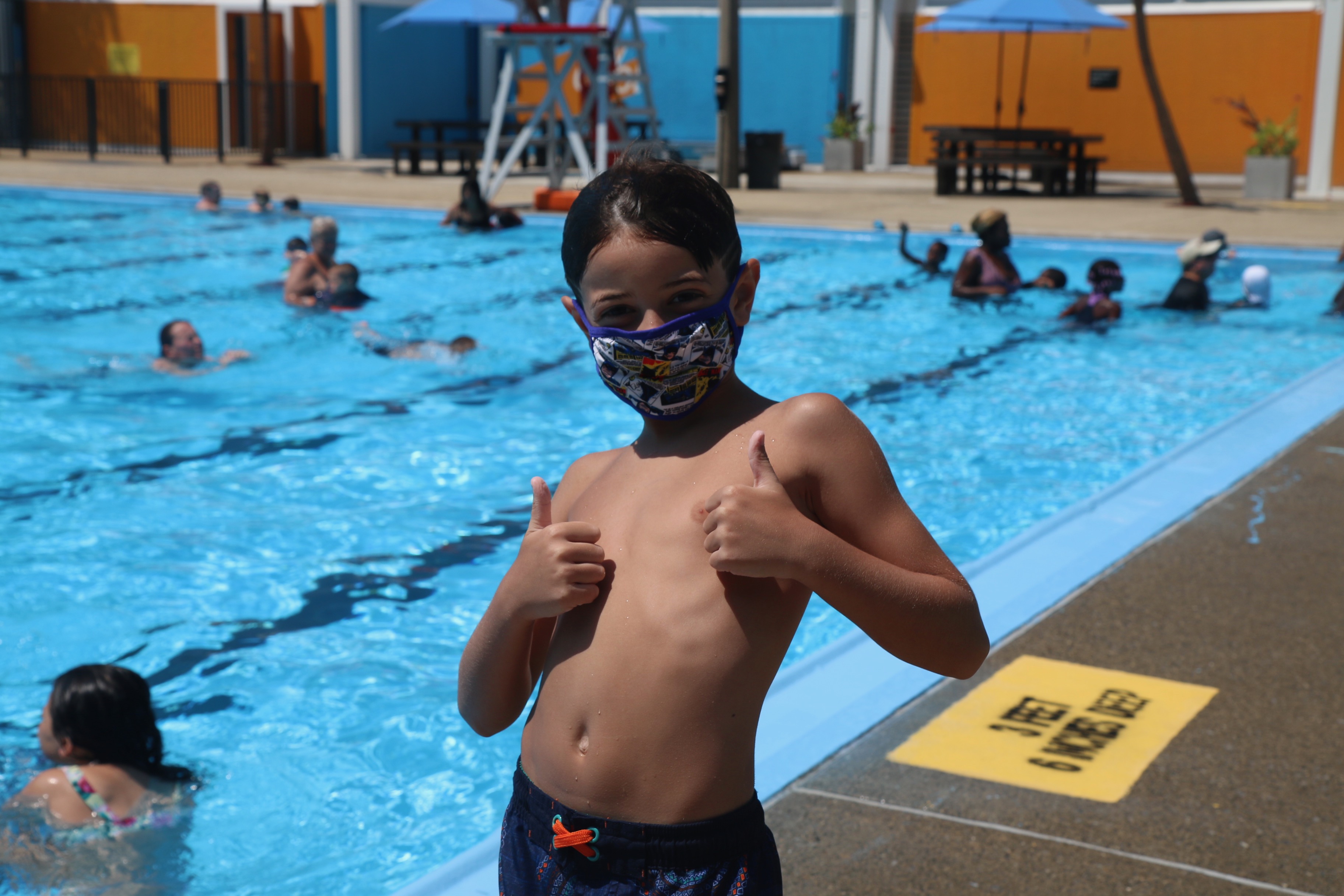Swimmers get cool at Tottenville Pool - silive.com