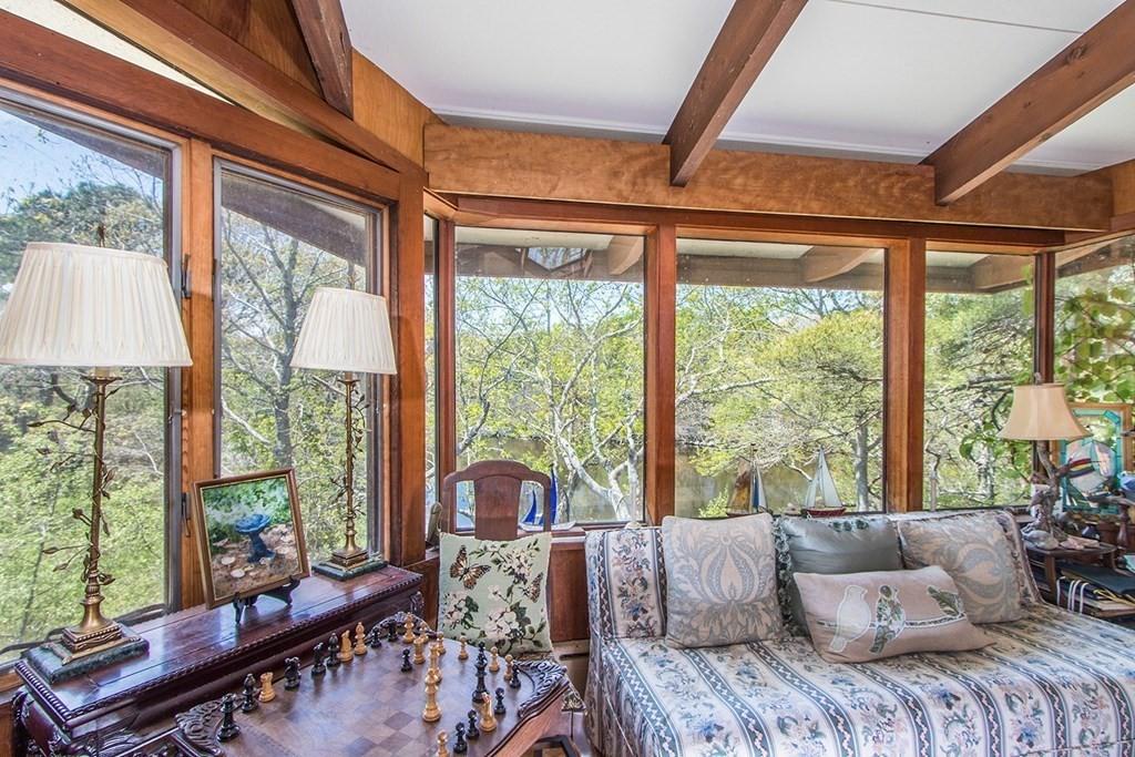 House of the Week: Frank Lloyd Wright-inspired Cape Cod home located on private peninsula ...