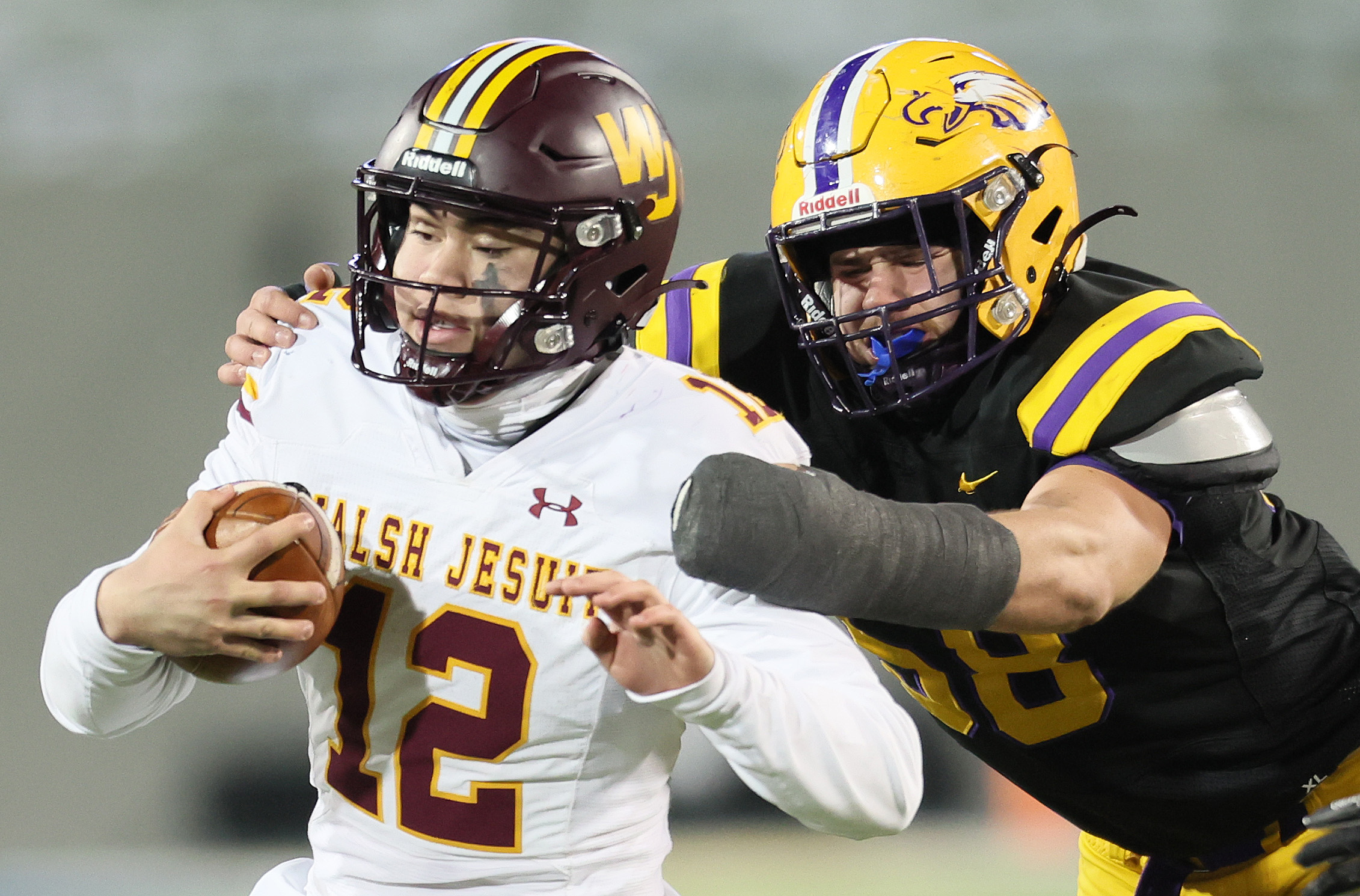 High school football:Avon vs. Walsh in division II semifinal, November ...