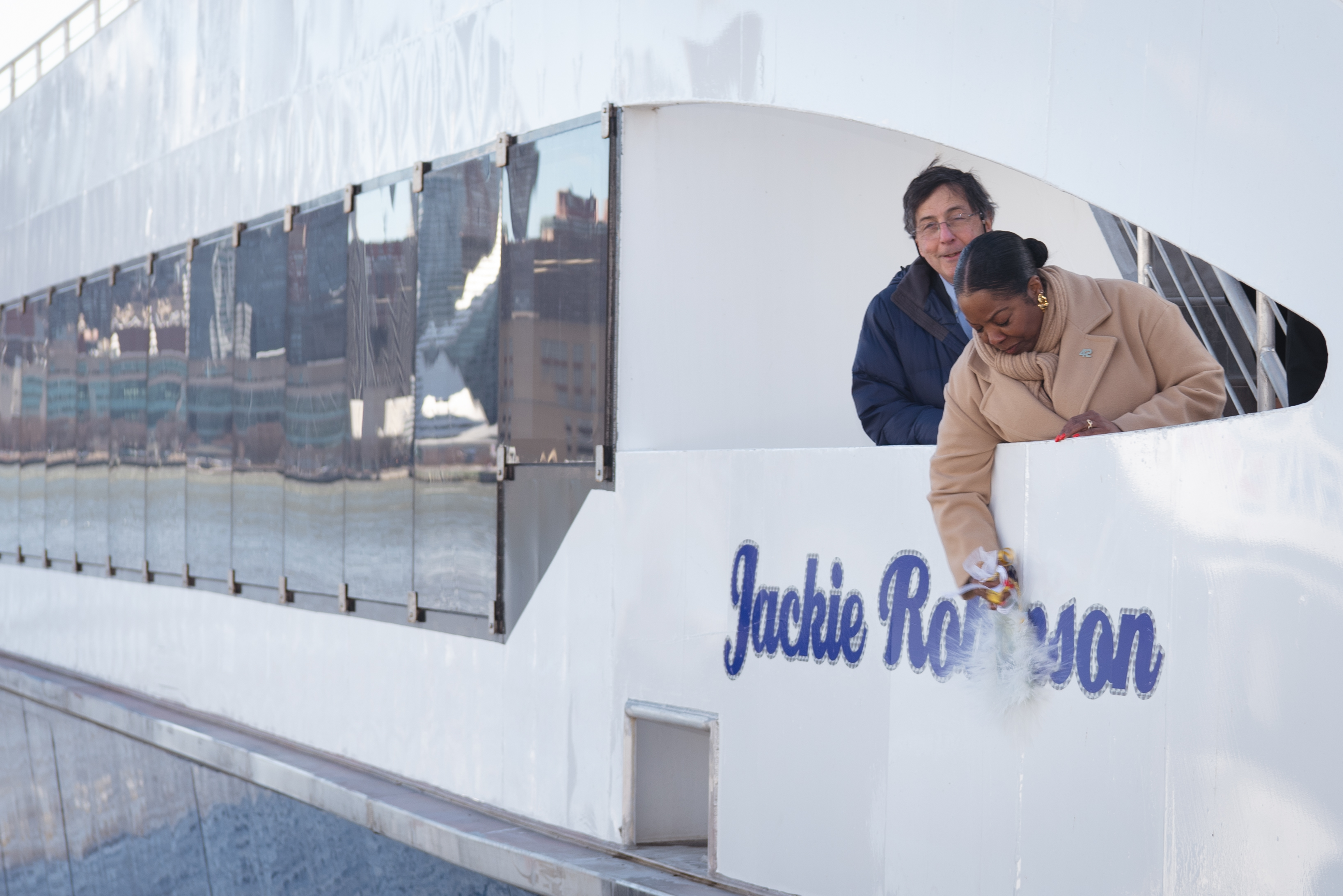 NY Waterway christens Jackie Robinson ferry - nj.com