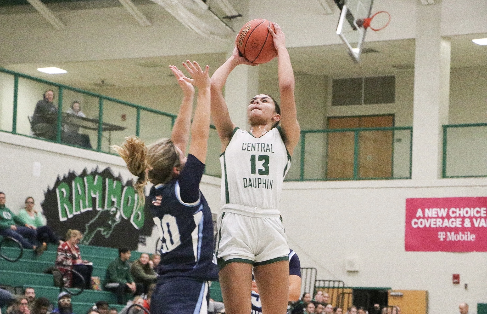 Central Dauphin vs Manheim Twp. in the District 3 6A girls basketball ...