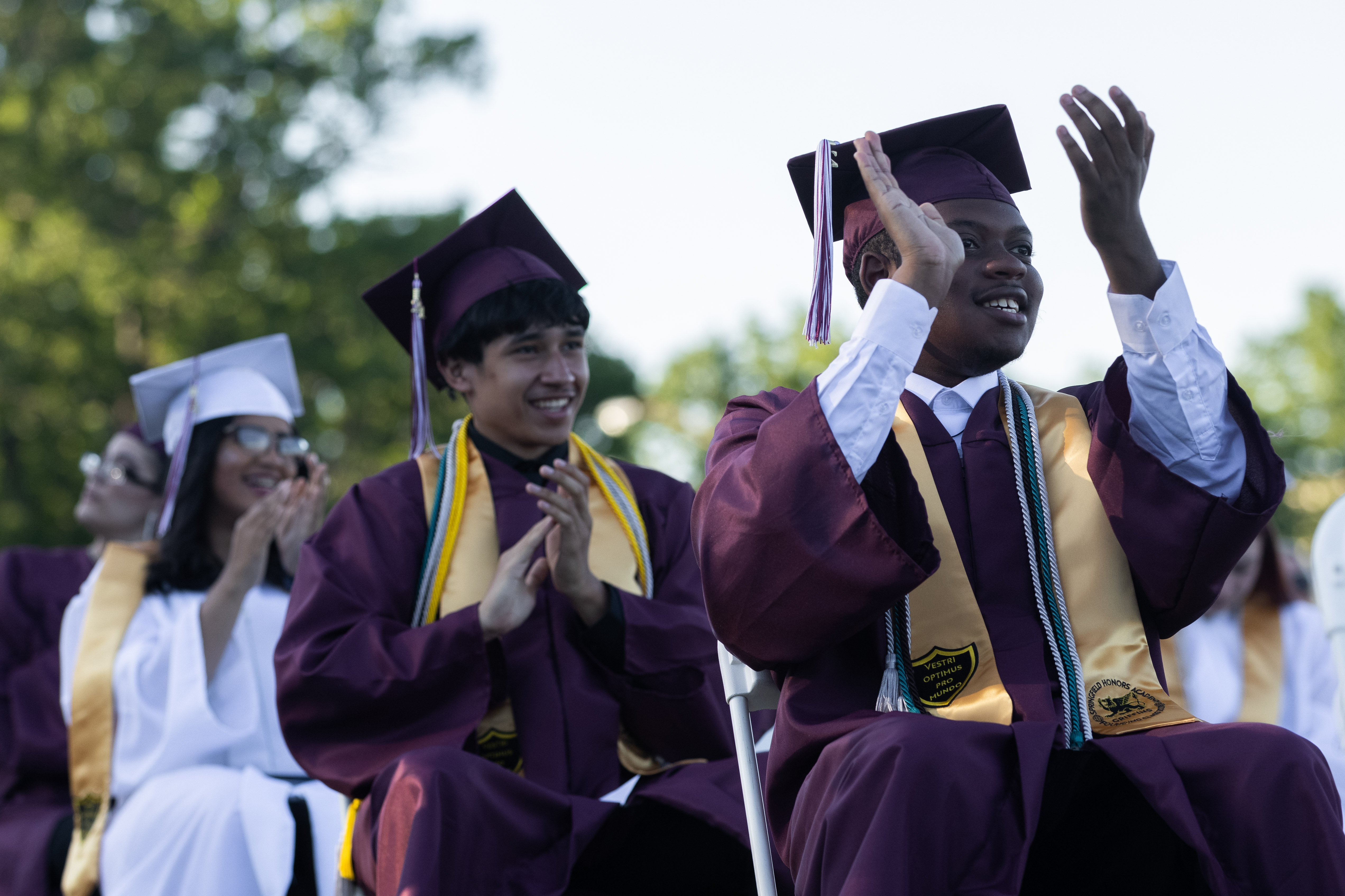 High School of Commerce and Springfield Honors Academy joint graduation ...