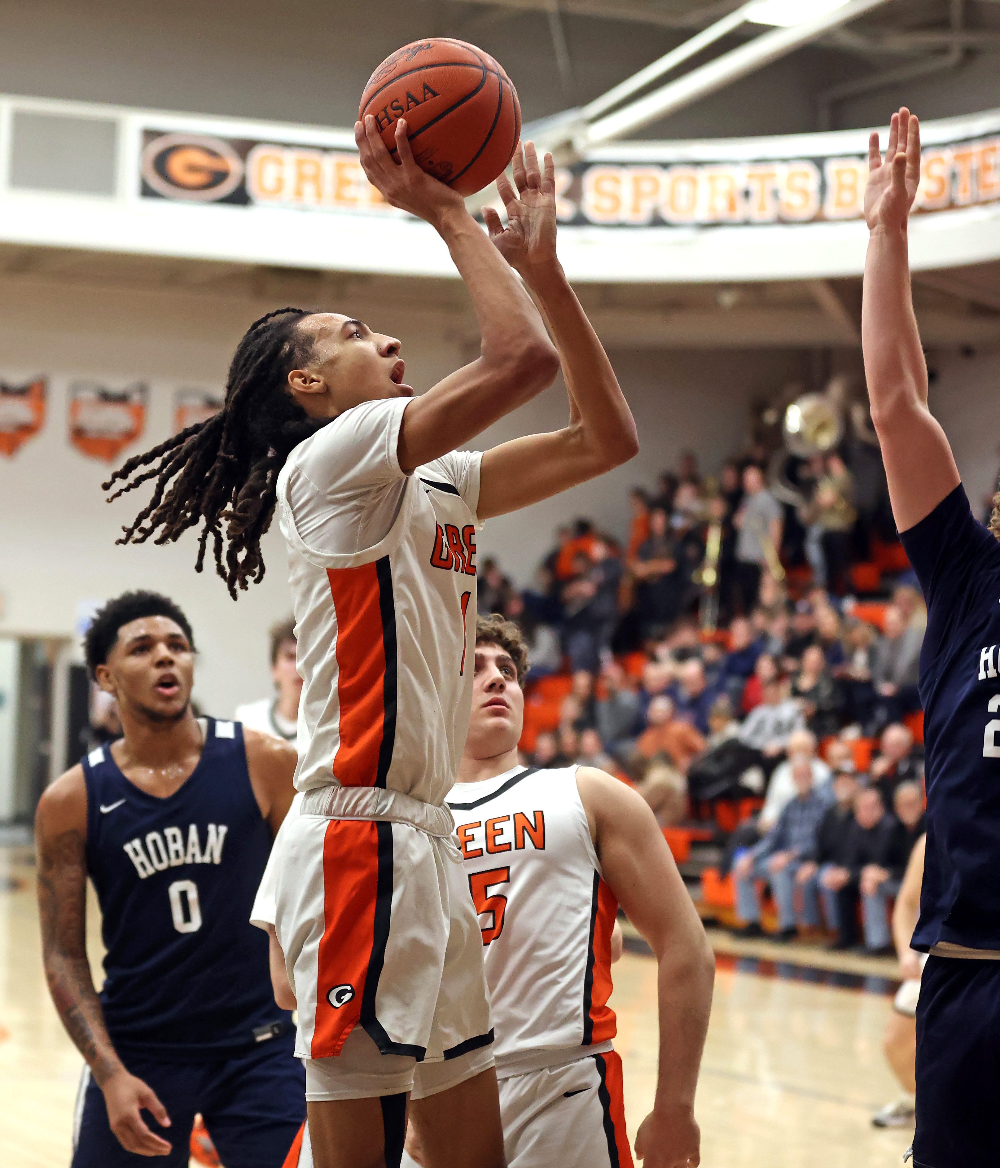 Boys high school hoops: Archbishop Hoban at Green, February 6, 2024 ...