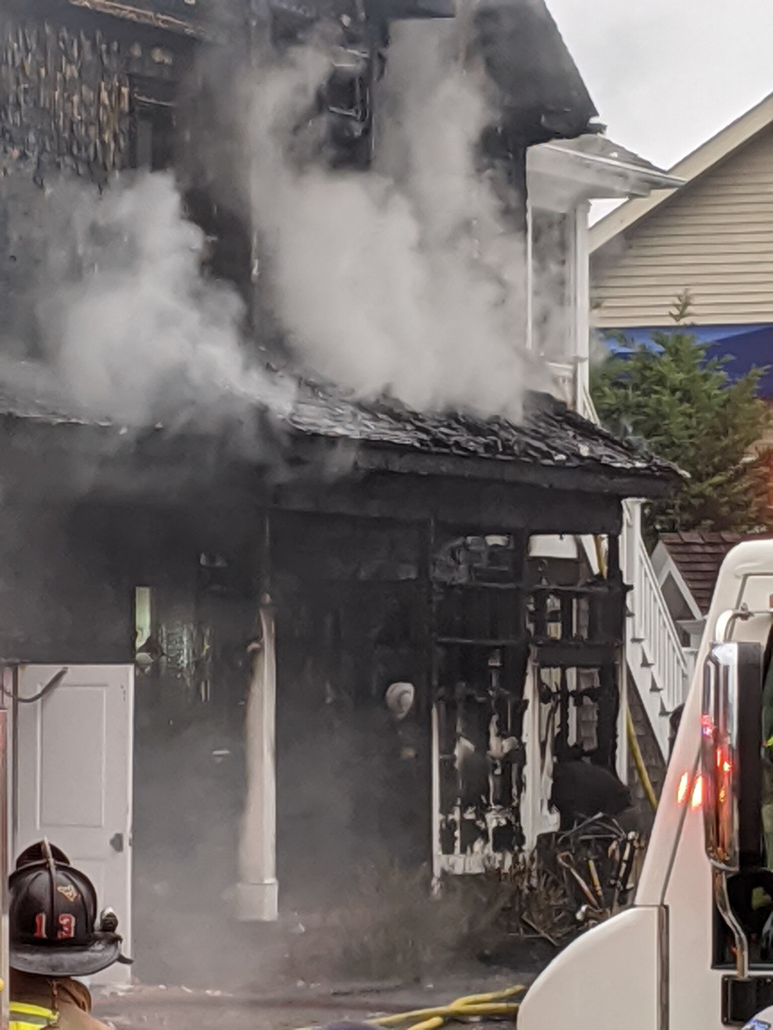Firefighters battle Stone Harbor house fire - nj.com
