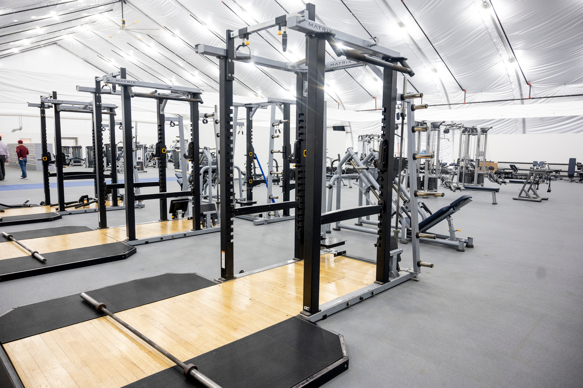 University of Michigan's Temporary Recreation Facility at Palmer Field ...