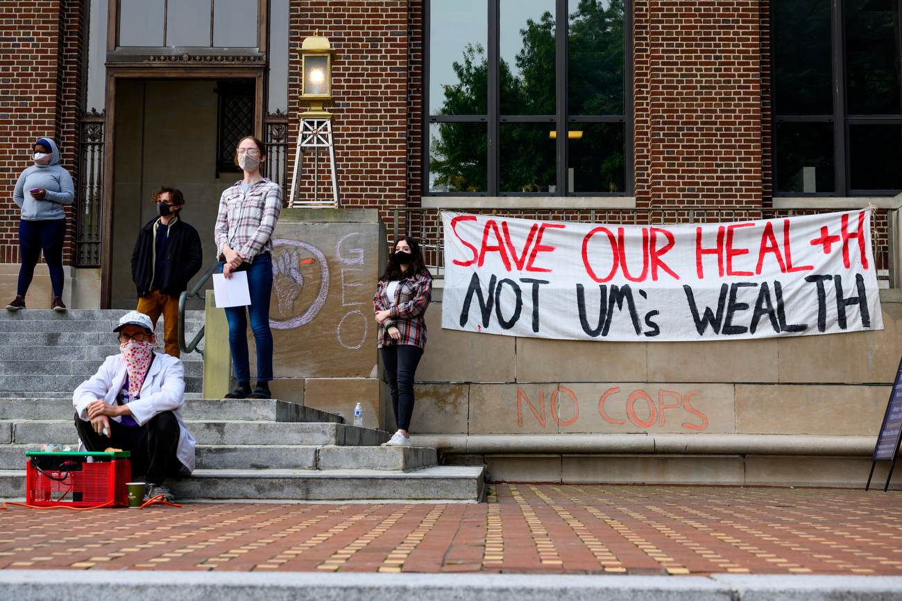GEO hosts press conference on Diag after UM files injunction - mlive.com