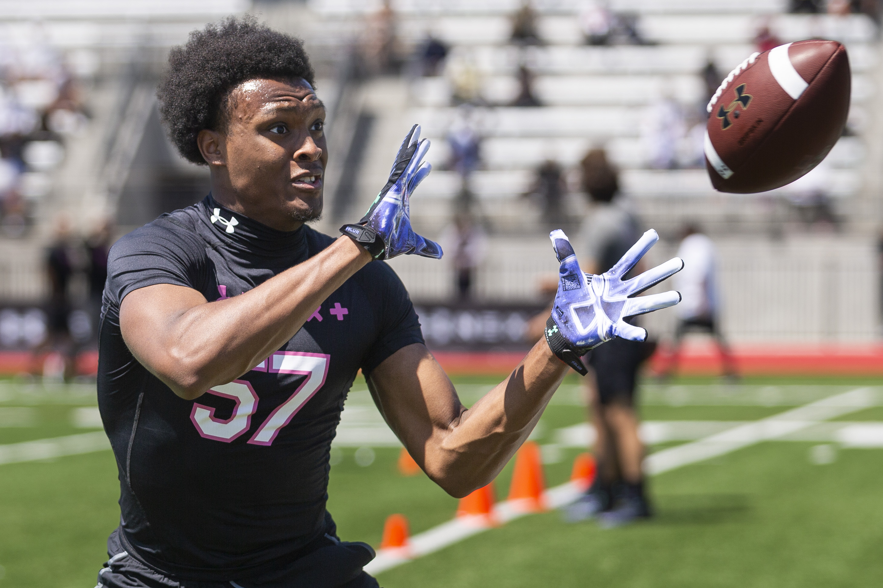 Defensive stars at the Under Armour Next Football Camp Series in ...