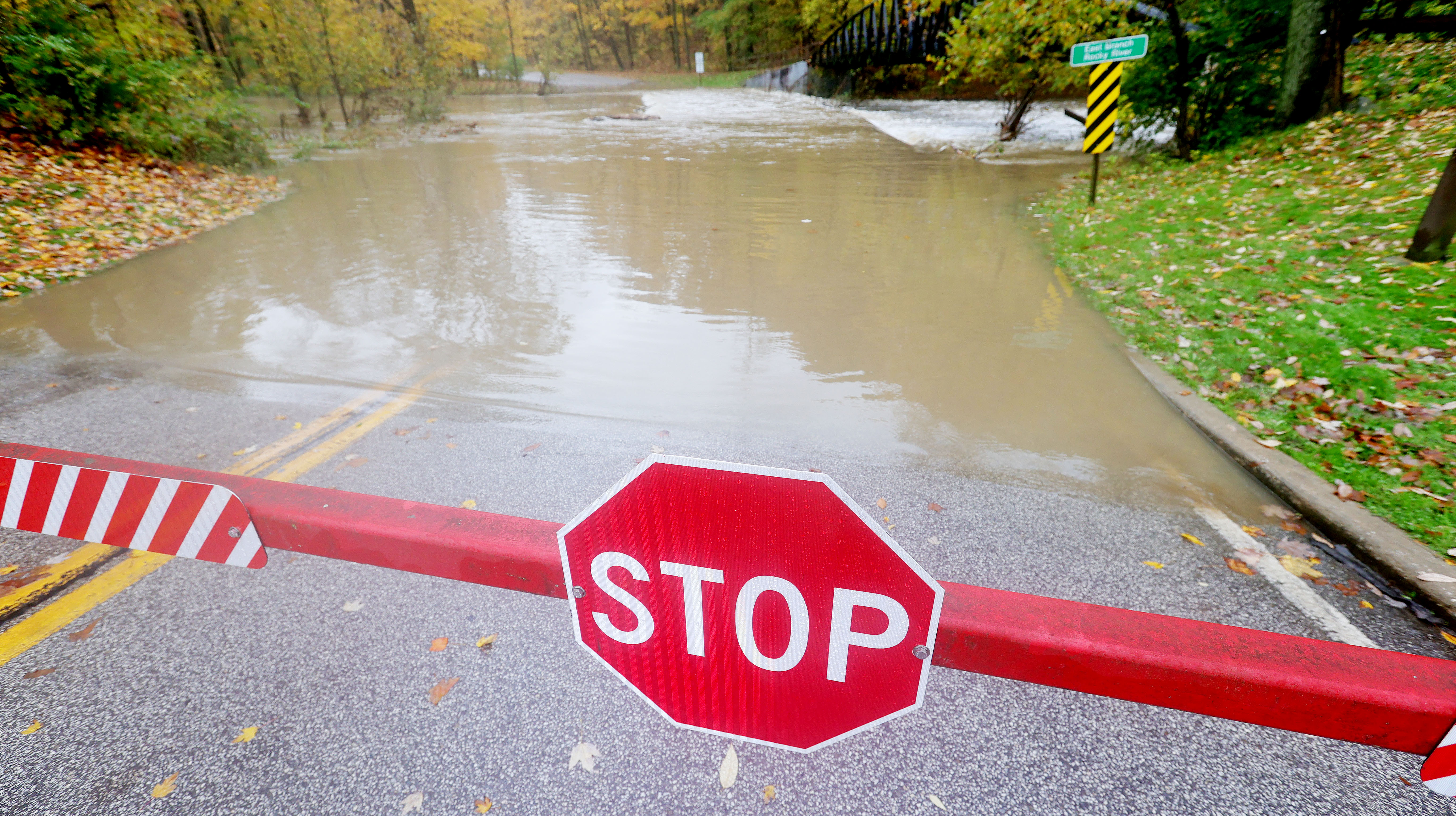 Flooding in Northeast Ohio from yesterday's heavy rain, October 21 ...