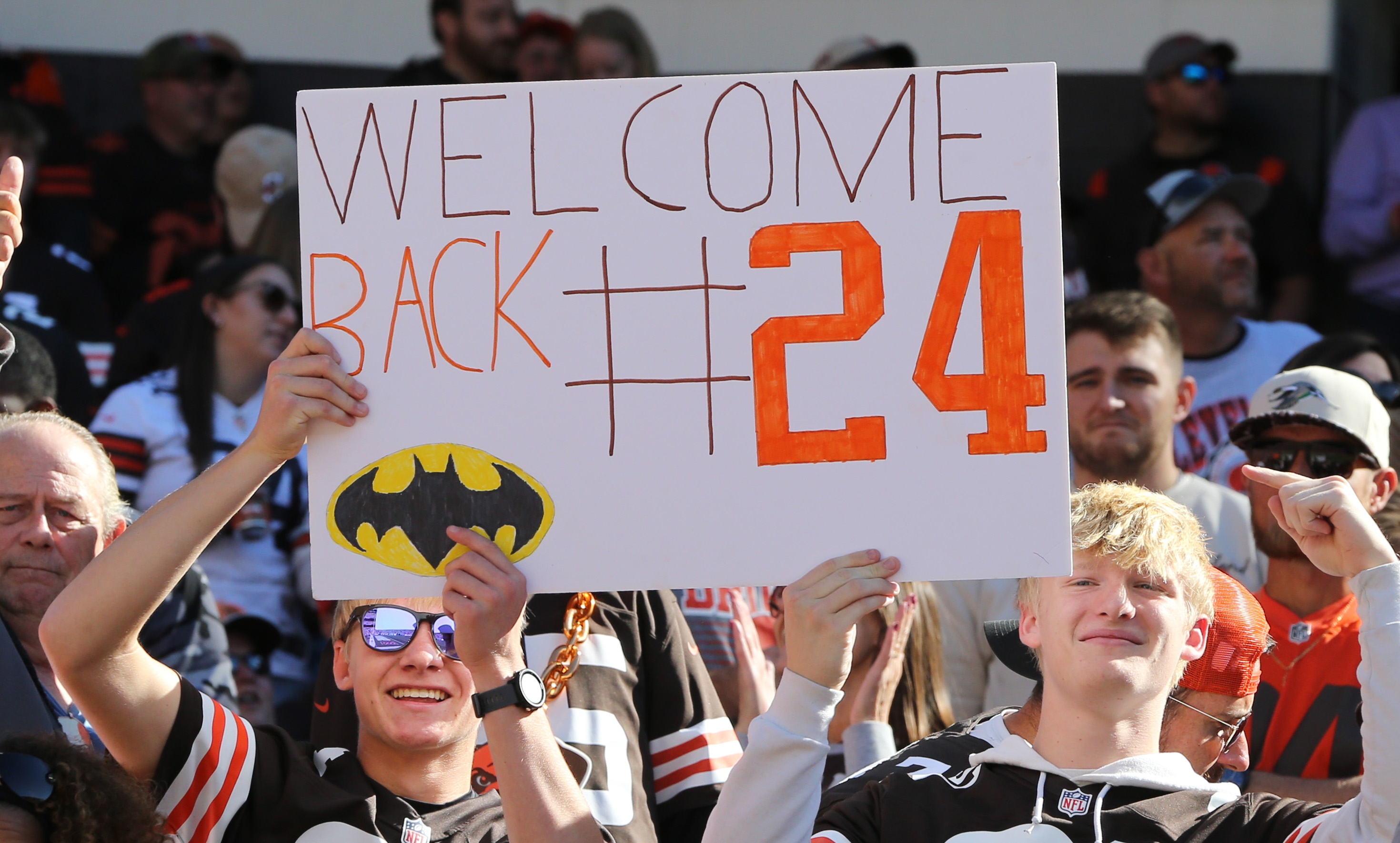 Cleveland Browns running back Nick Chubb vs. the Cincinnati Bengals ...