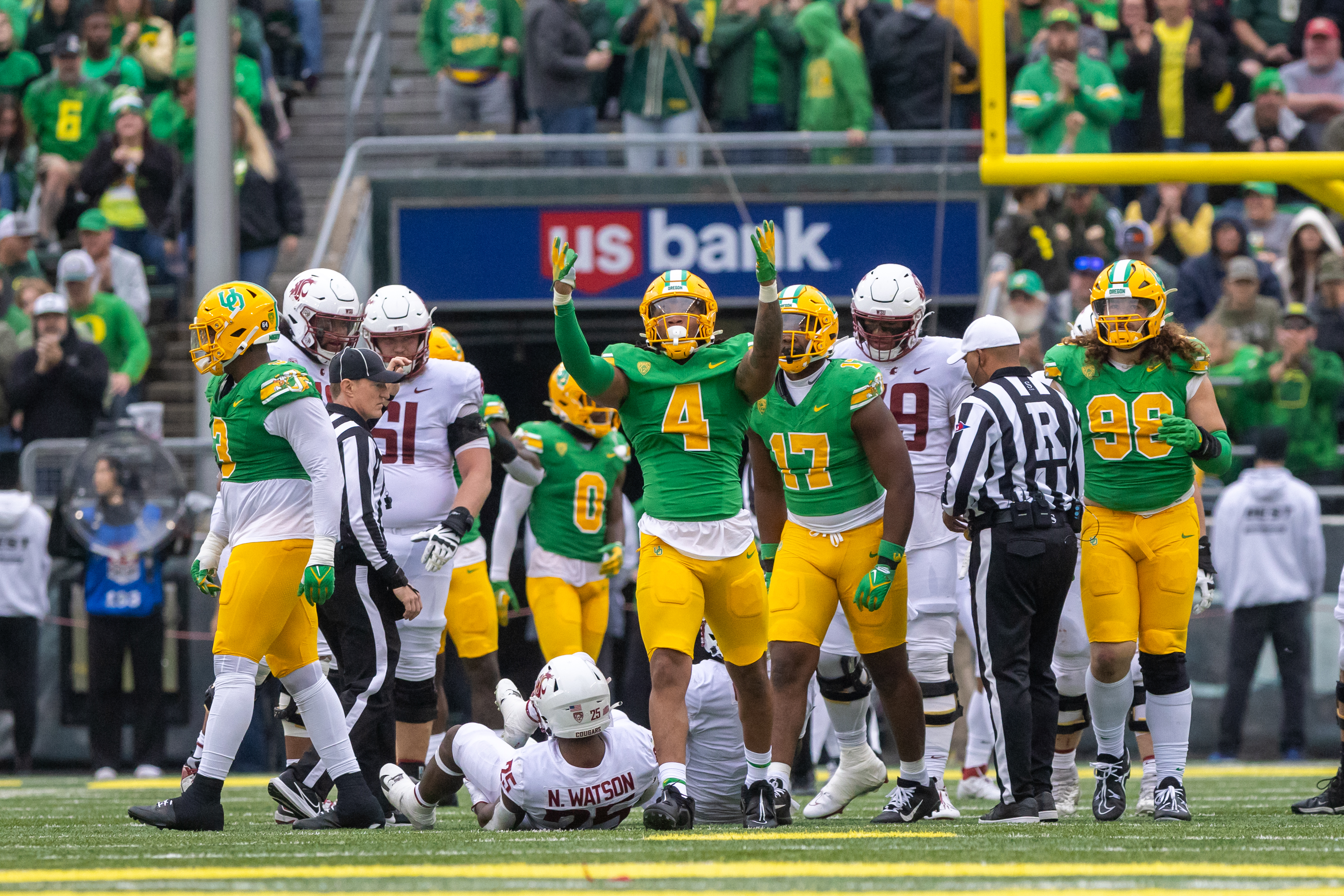 No. 9 Oregon Ducks football vs. Washington State Cougars: Oct. 21, 2023 ...
