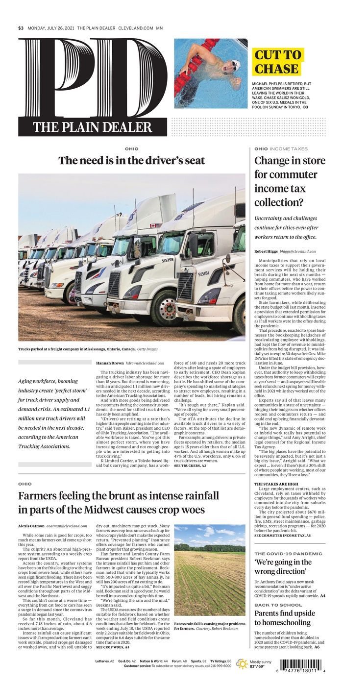 2021 Plain Dealer front page images: Part 2 - cleveland.com