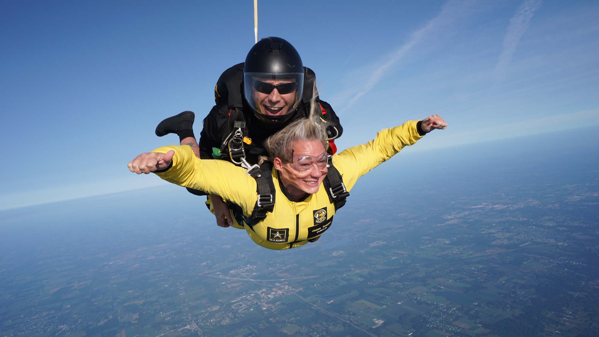 Parma High principal jumps out of a plane to honor students and staff ...