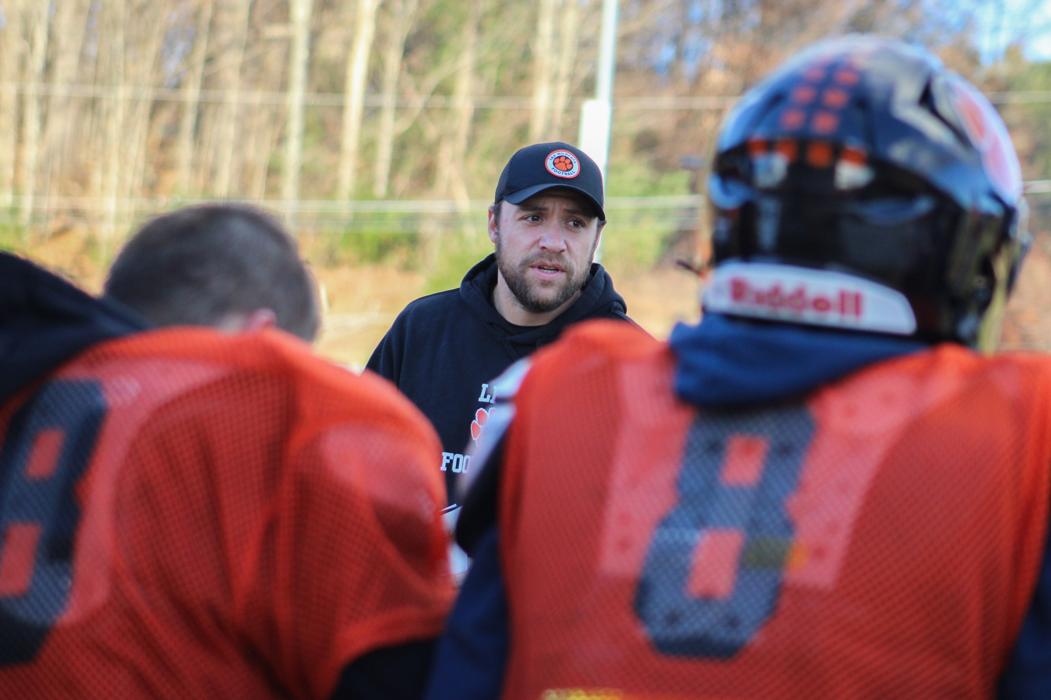 Tom Salinetti, Head Coach of the Lee High School football team ...