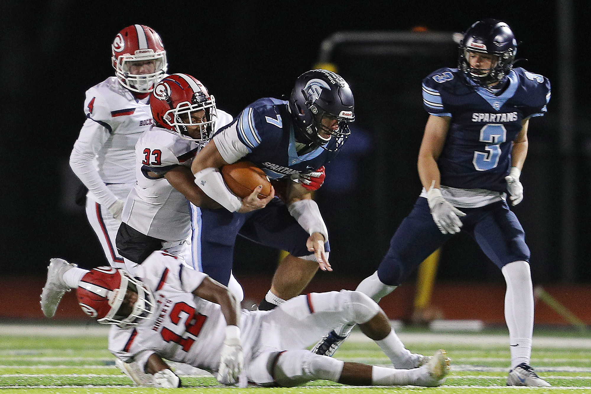 Livonia Stevenson running back Caden Woodall - mlive.com