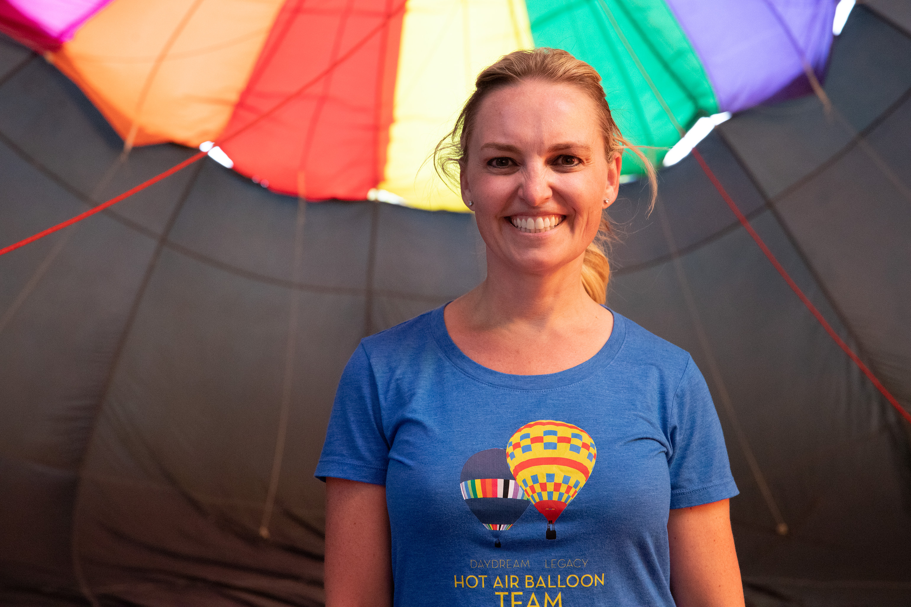 Hot air balloon pilot Dawn McKenzie - mlive.com
