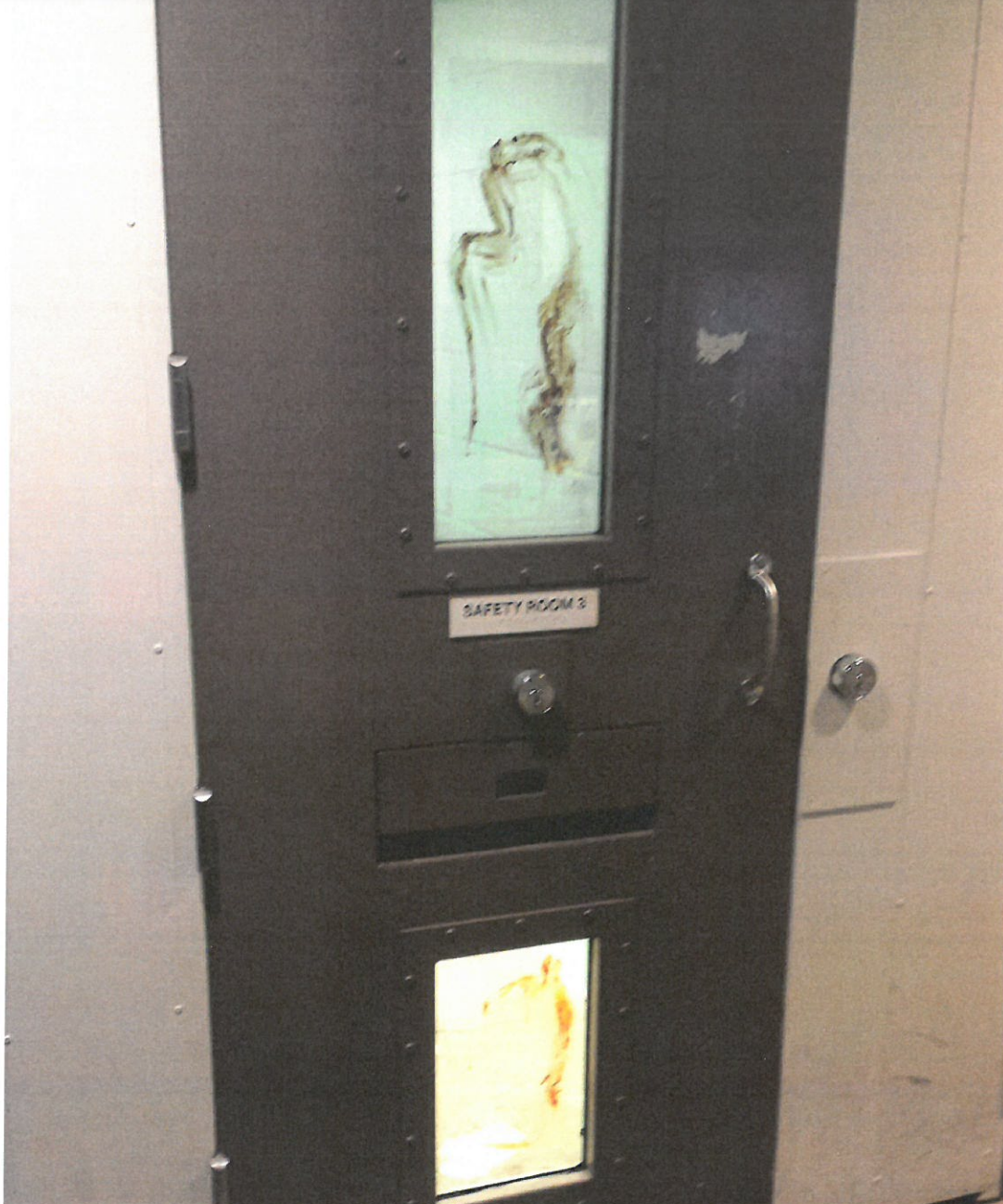 Photos from isolation safety cells at Sobering Station in Portland ...