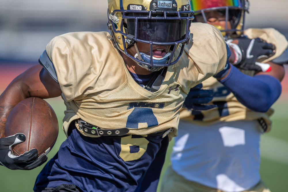 Scenes from Bishop McDevitt's first day of football practice for the ...