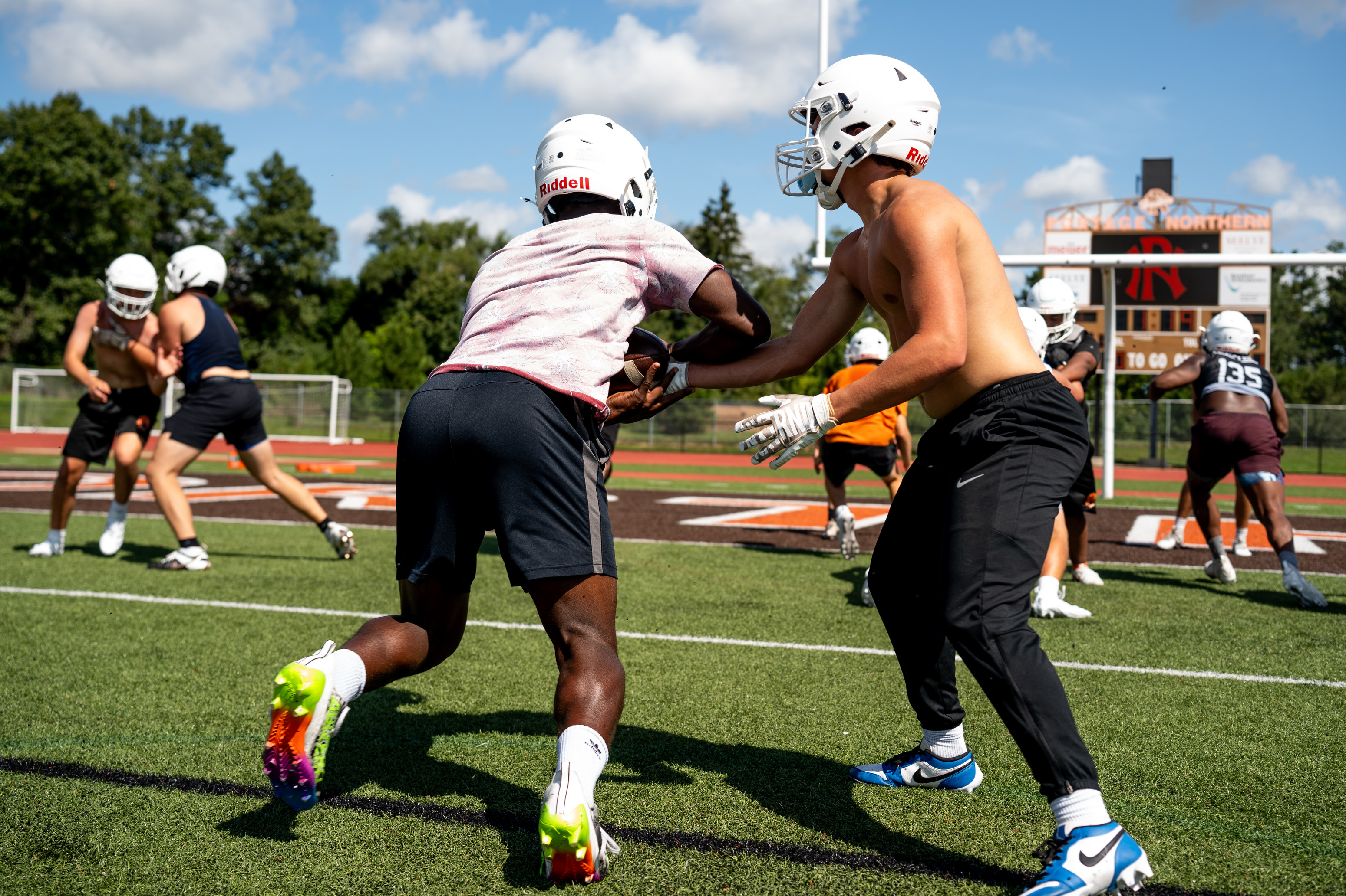 Portage Northern first day of football practice - mlive.com