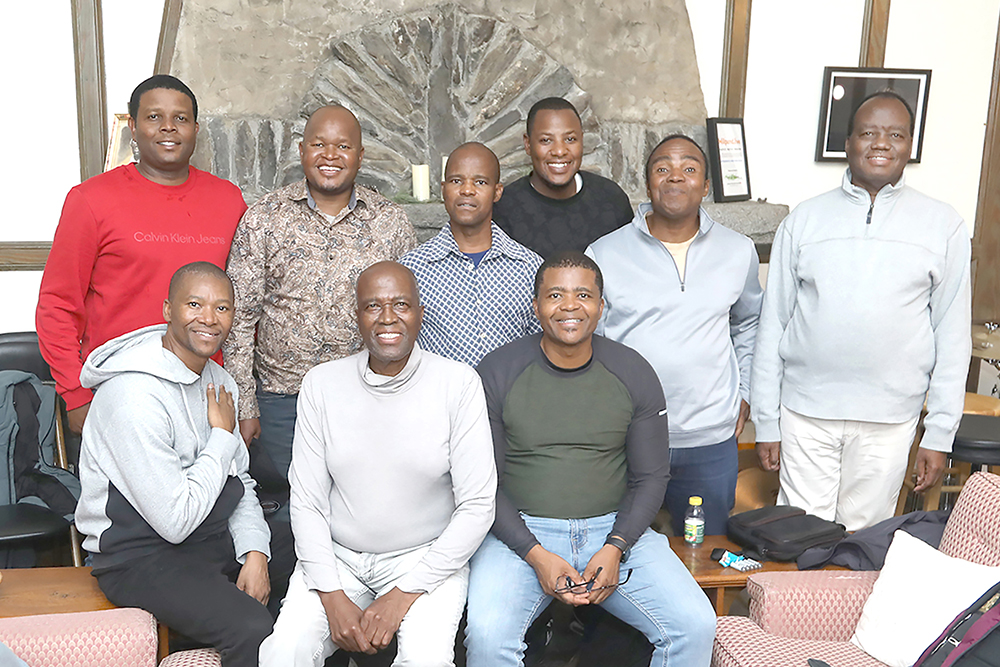 The Internationally known group Ladysmith Black Mambazo from South ...
