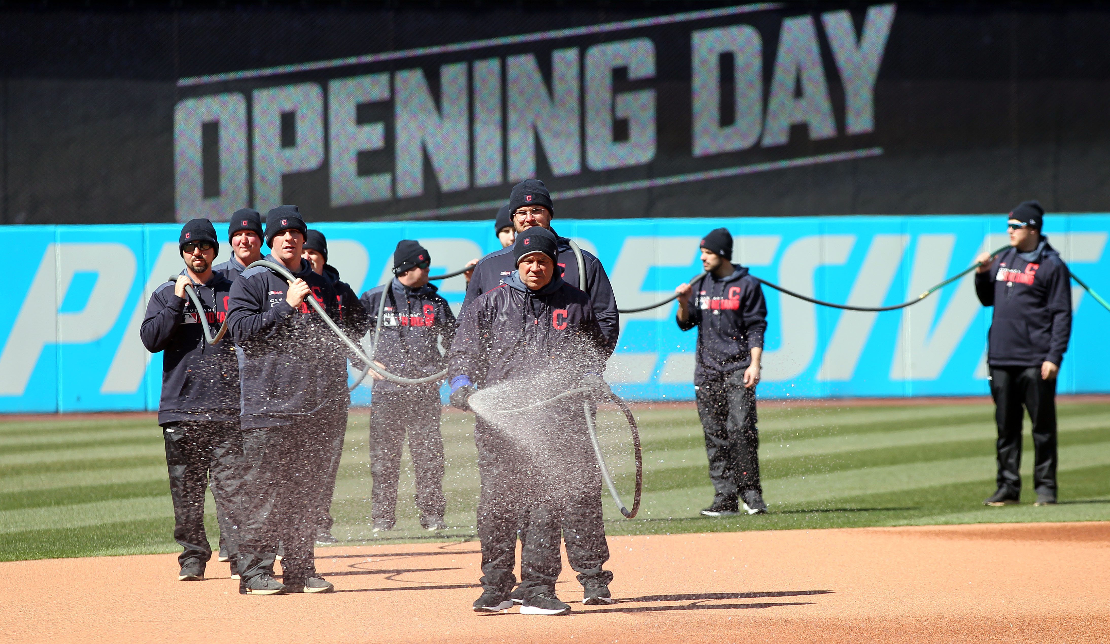 Photos from a decade of Cleveland baseball home openers, 2012-2021 ...