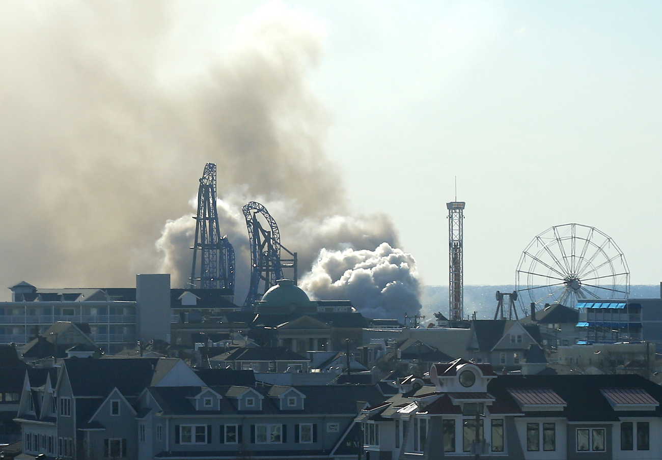 Playland's Castaway Cove fire, Jan. 30, 2021 - nj.com