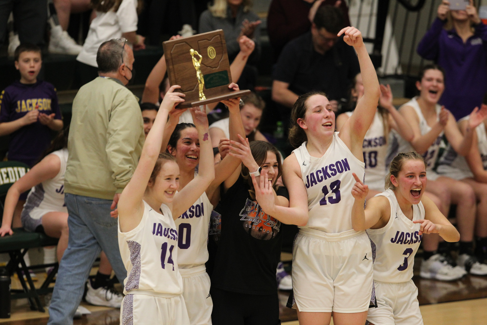 St. Joseph Academy vs Massillon Jackson girls regional basketball ...