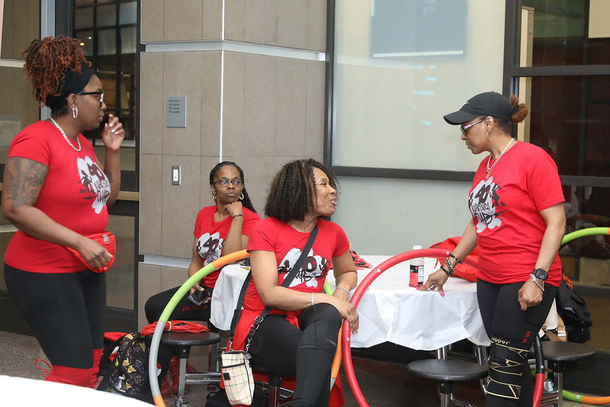 The Delta Sigma Theta Sorority Go Red Pajama Party to raise awareness ...