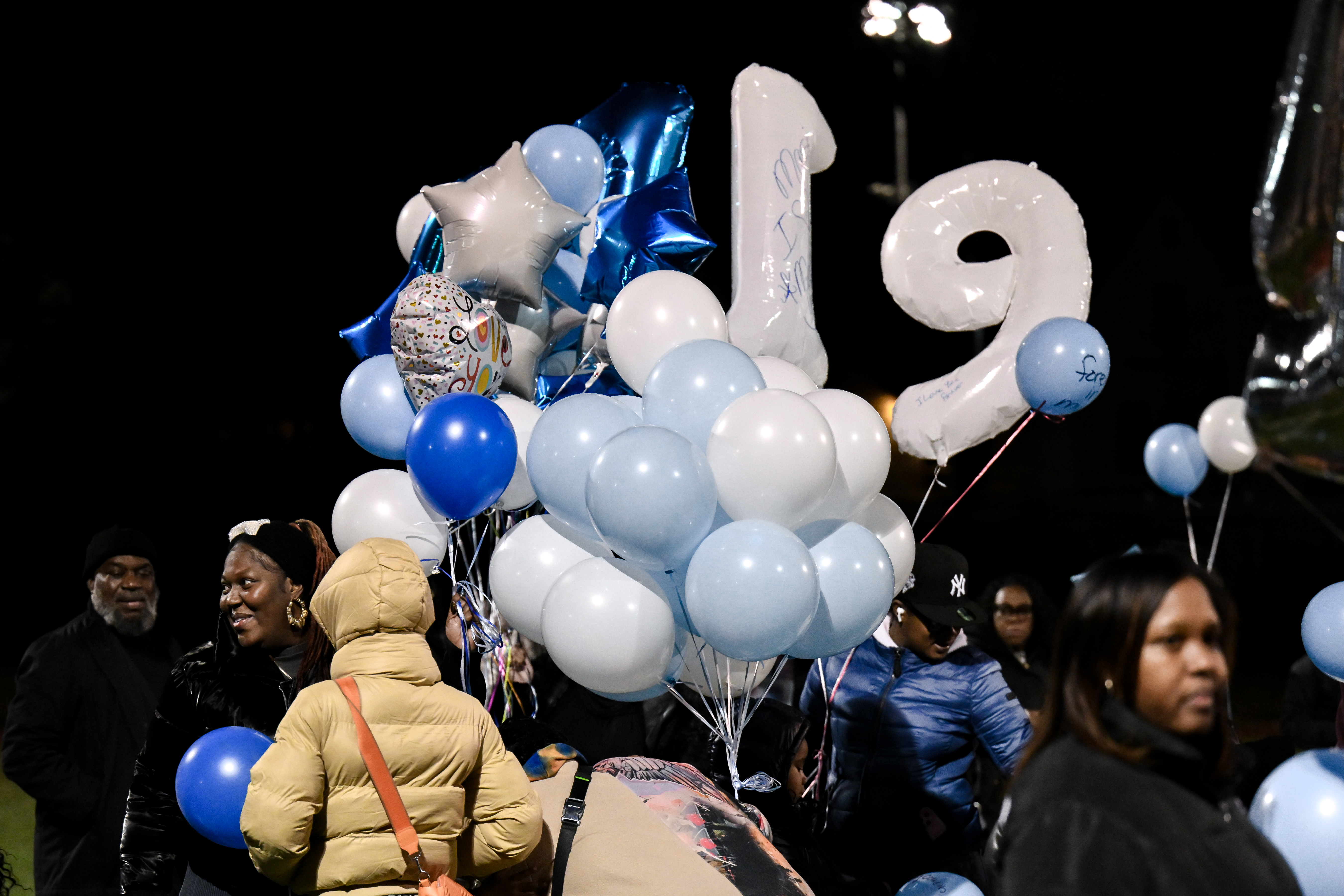 Third victim in Newark shooting dies. Community holds a balloon release ...