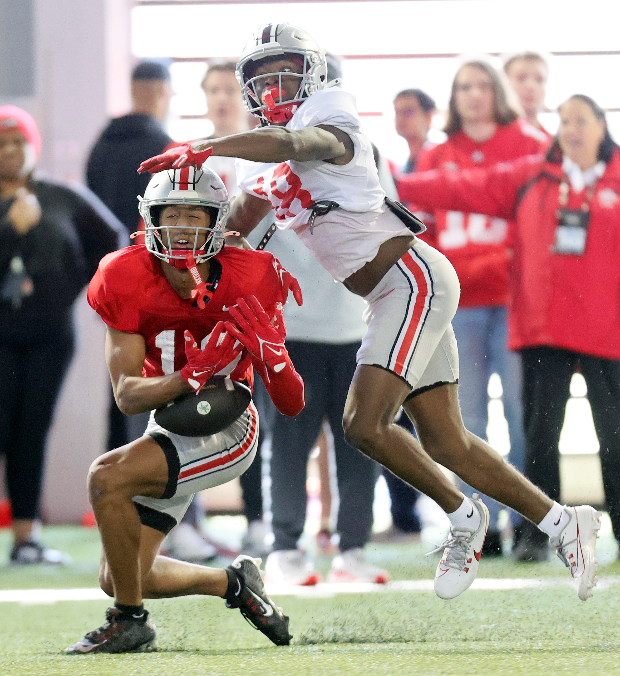 OSU football's Student Appreciation practice, March 30, 2024 ...