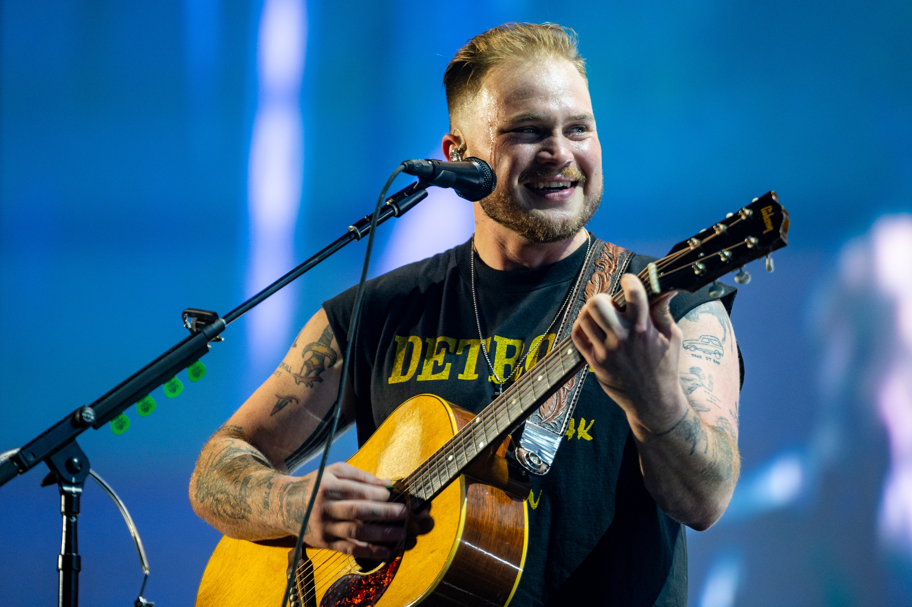 Zach Bryan performs at Ford Field - mlive.com