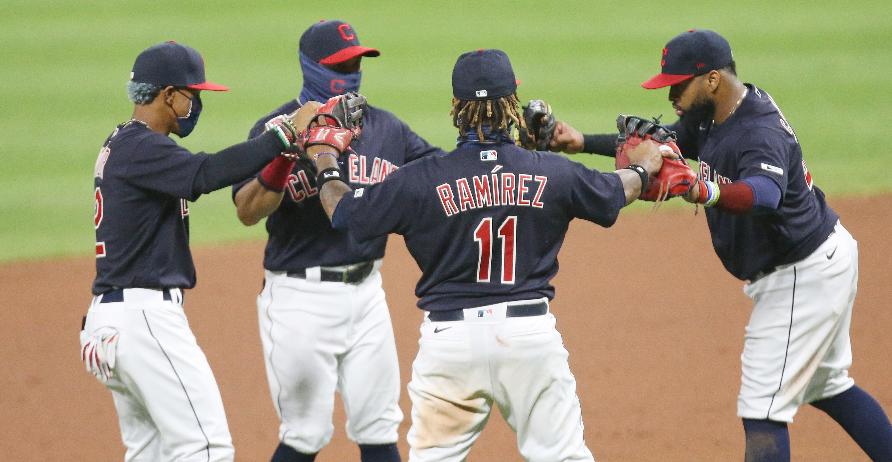Cleveland Indians home opener against the Kansas City Royals, July 24 ...
