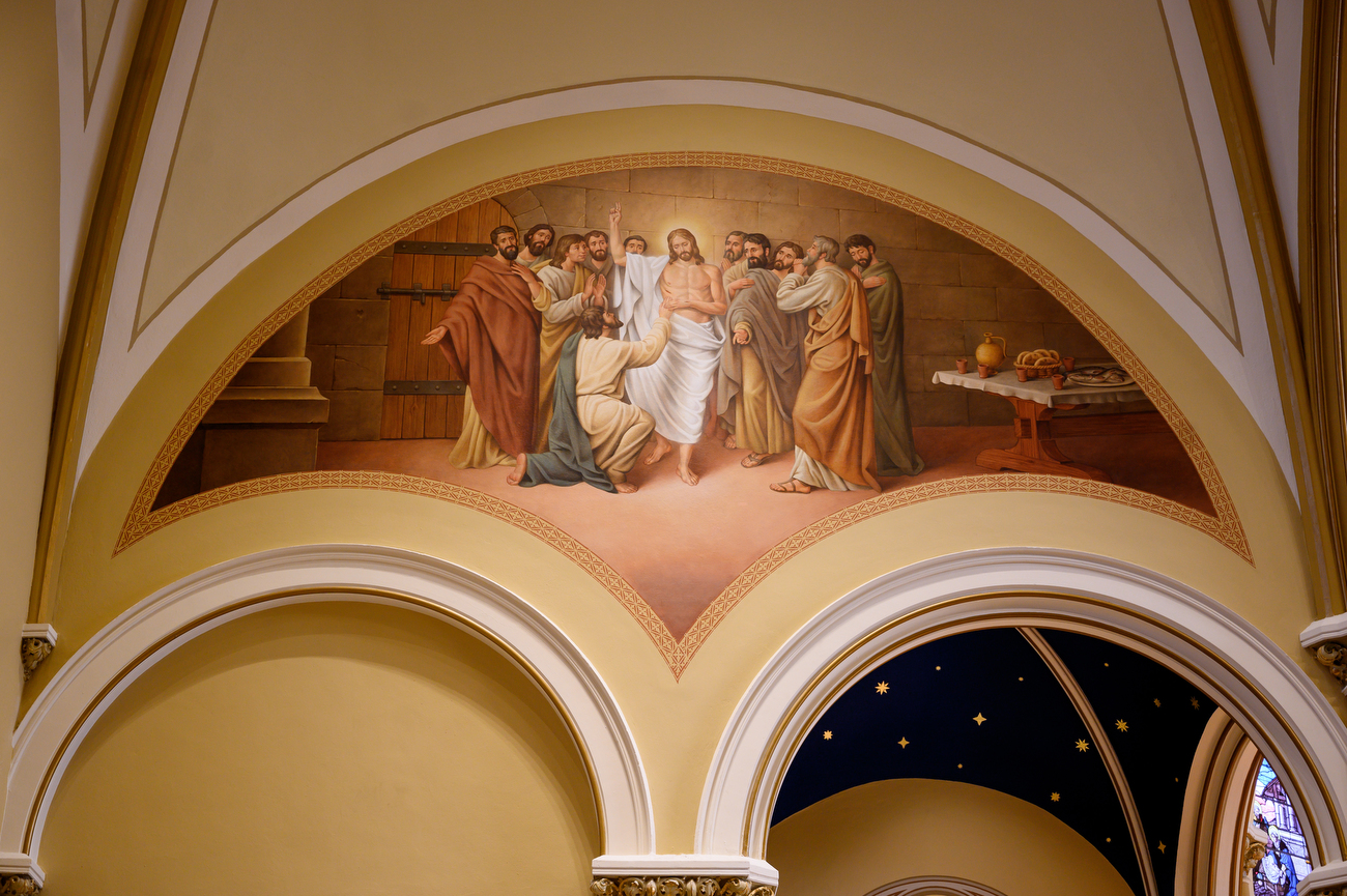 St. Thomas the Apostle Church reveals new murals, renovated space ...