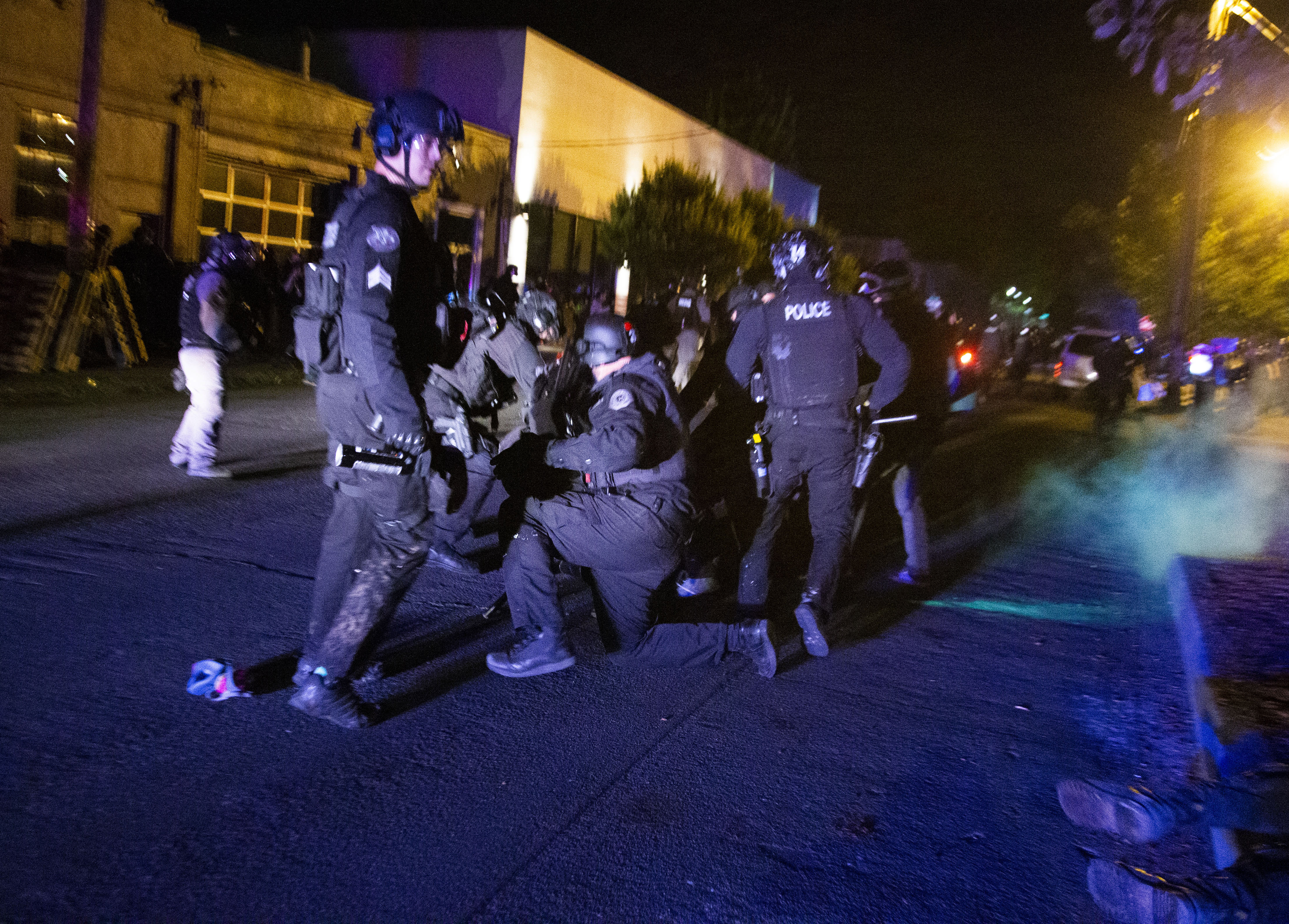 Portland Protests for 83rd night on Aug. 18, 2020 - oregonlive.com
