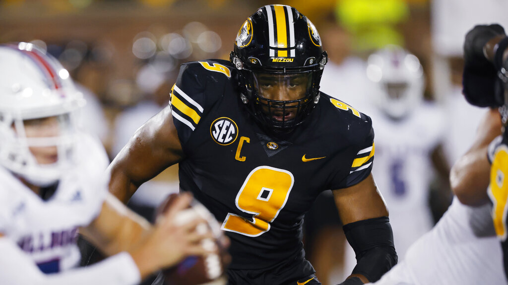 Cleveland Browns select DE Isaiah McGuire, Missouri, for their 126th ...
