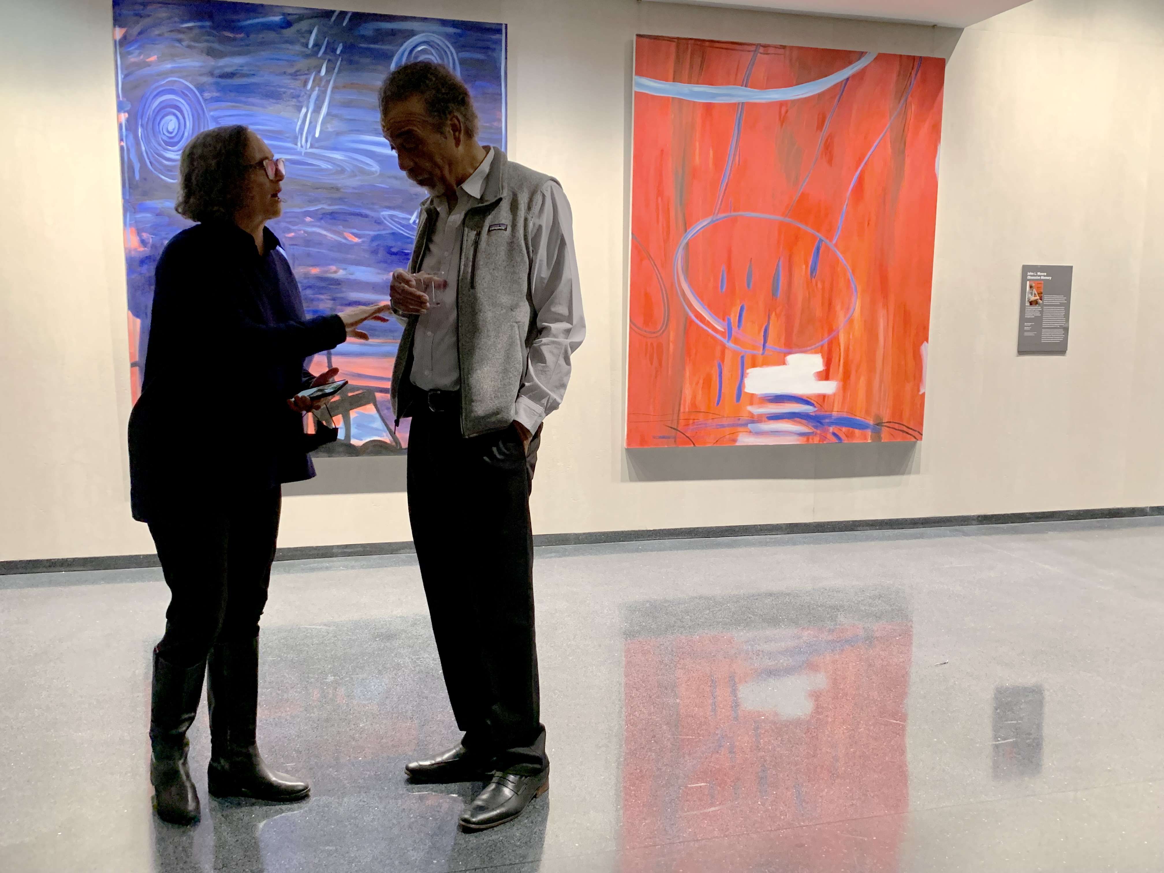 Abstract paintings by Cleveland native John Moore express ineffable ...